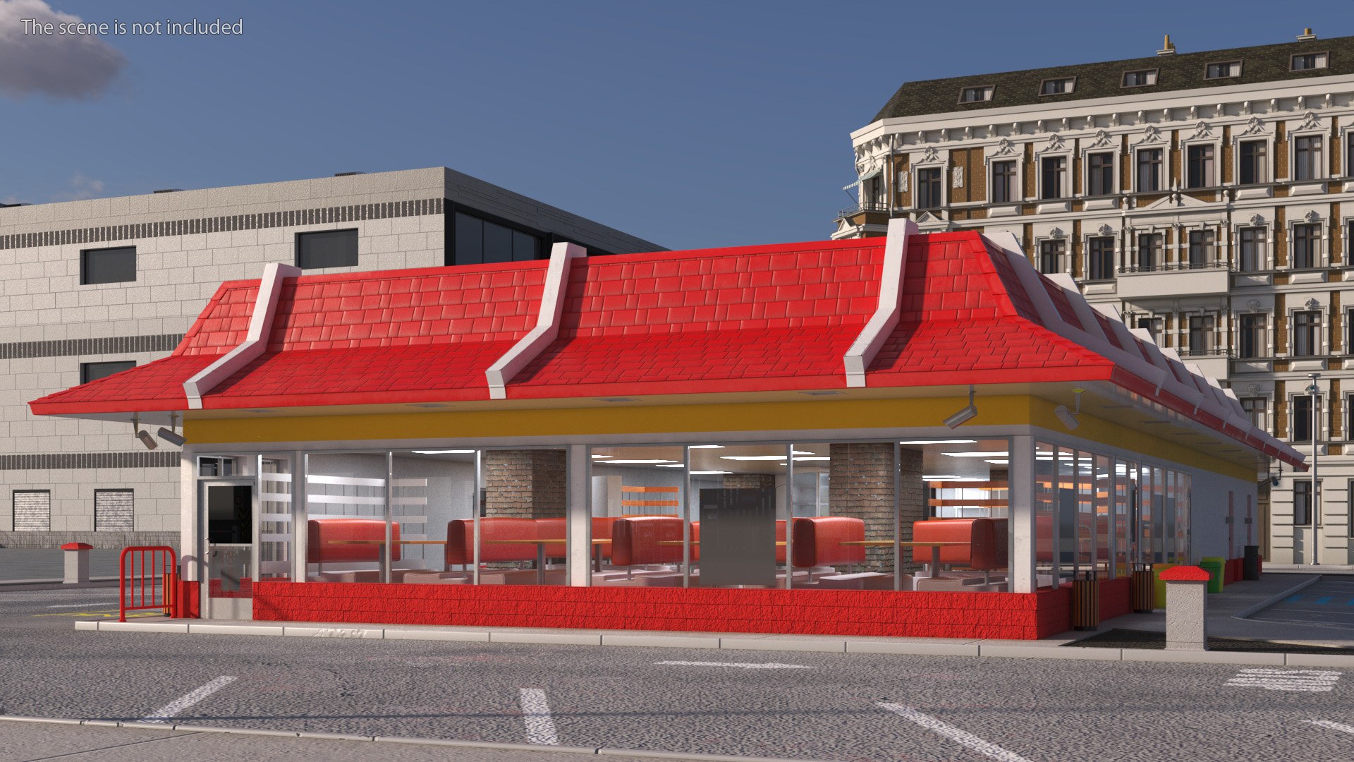 3D Fast Food Establishment - TurboSquid 2384720