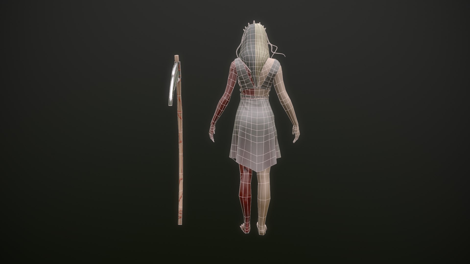 Female Game Character V3-5 Hela God - Low Poly 3D Model - TurboSquid ...
