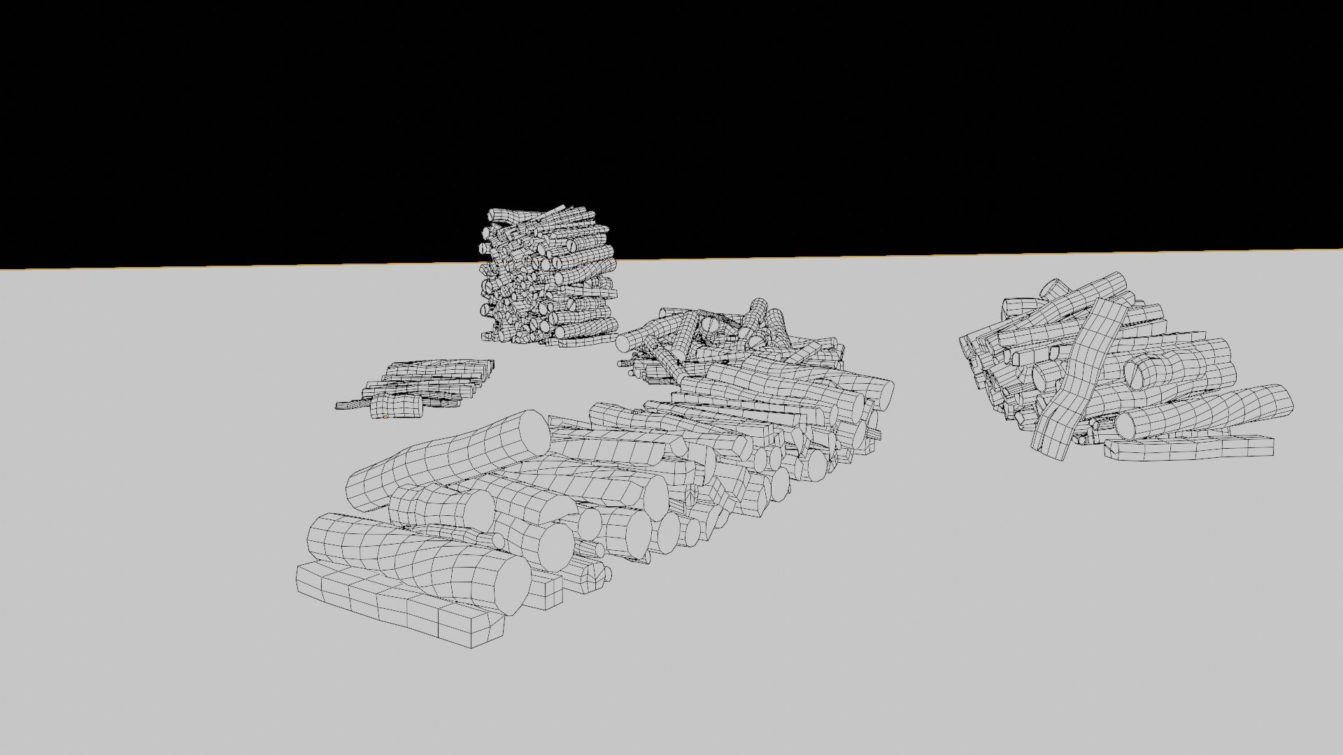 Firewood chunks with 4k pbr textures 3D model - TurboSquid 1901769