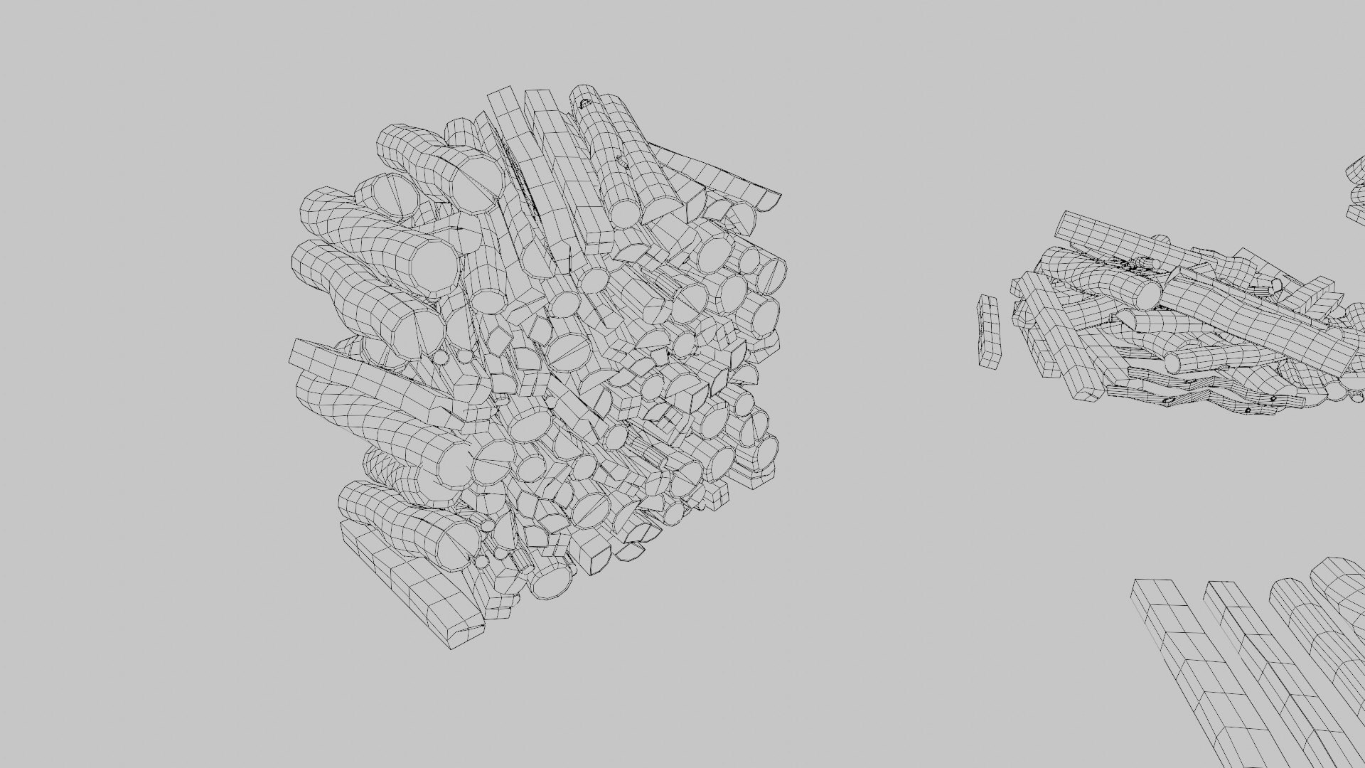 Firewood chunks with 4k pbr textures 3D model - TurboSquid 1901769