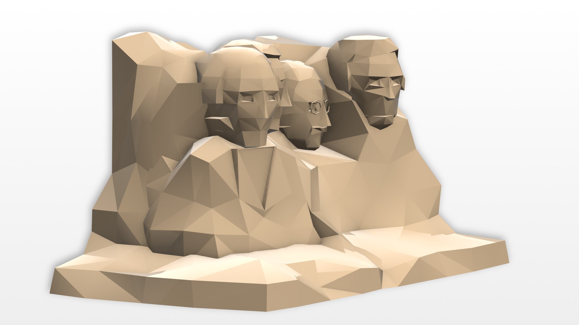 American Mount Rushmore 3D Model - TurboSquid 1473250