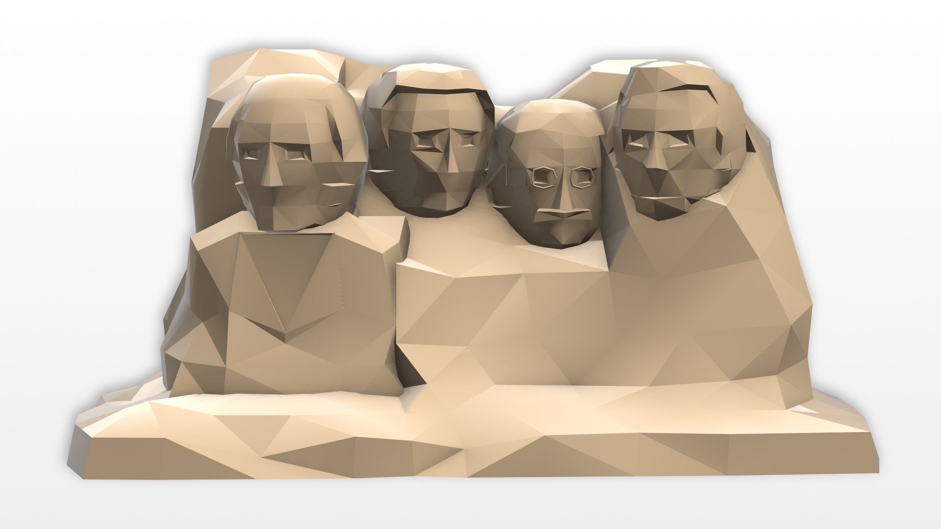 American Mount Rushmore 3D Model - TurboSquid 1473250