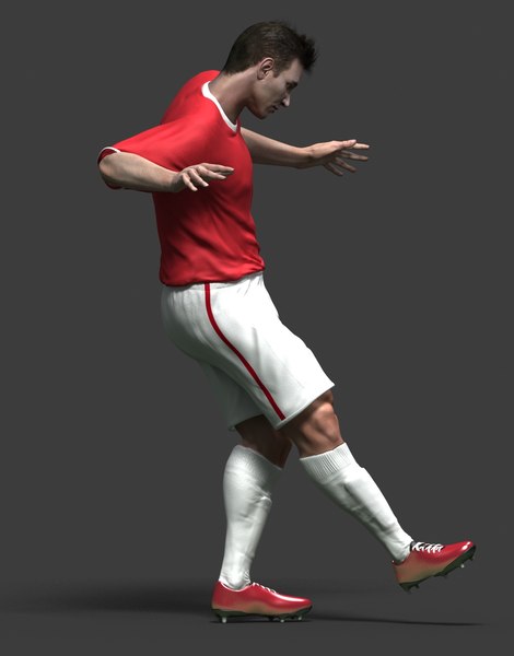 Soccer Player 3D Models for Download | TurboSquid