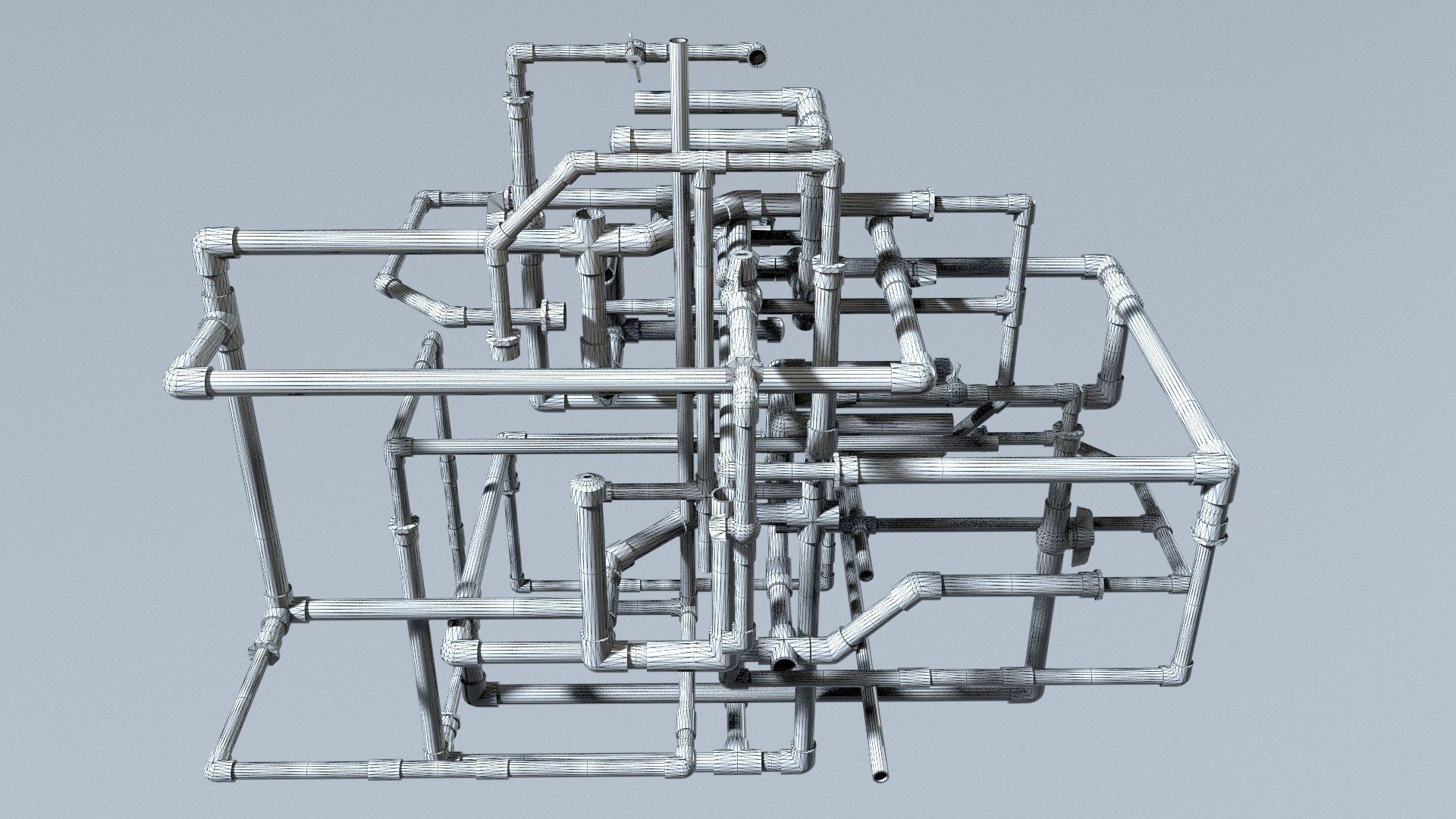 3D PVC Pipes And Fittings Collection - TurboSquid 2098511