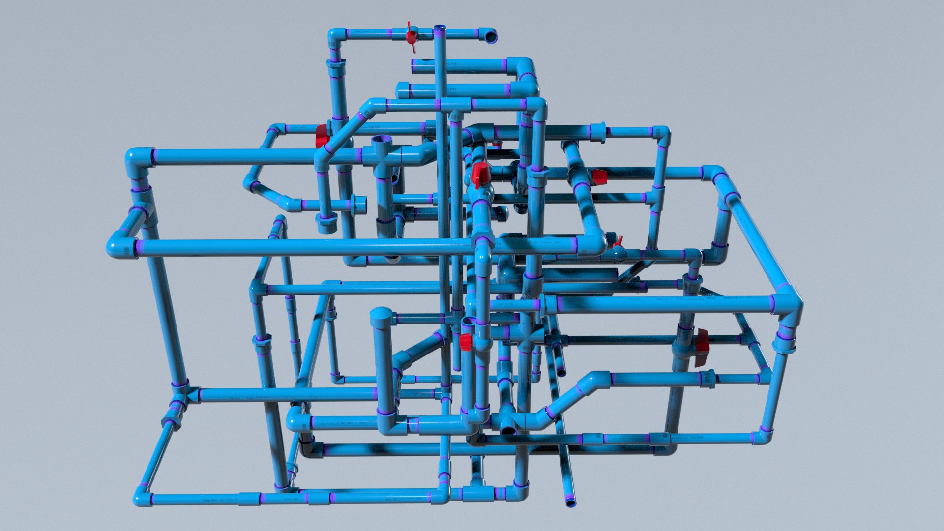 3D PVC Pipes And Fittings Collection - TurboSquid 2098511
