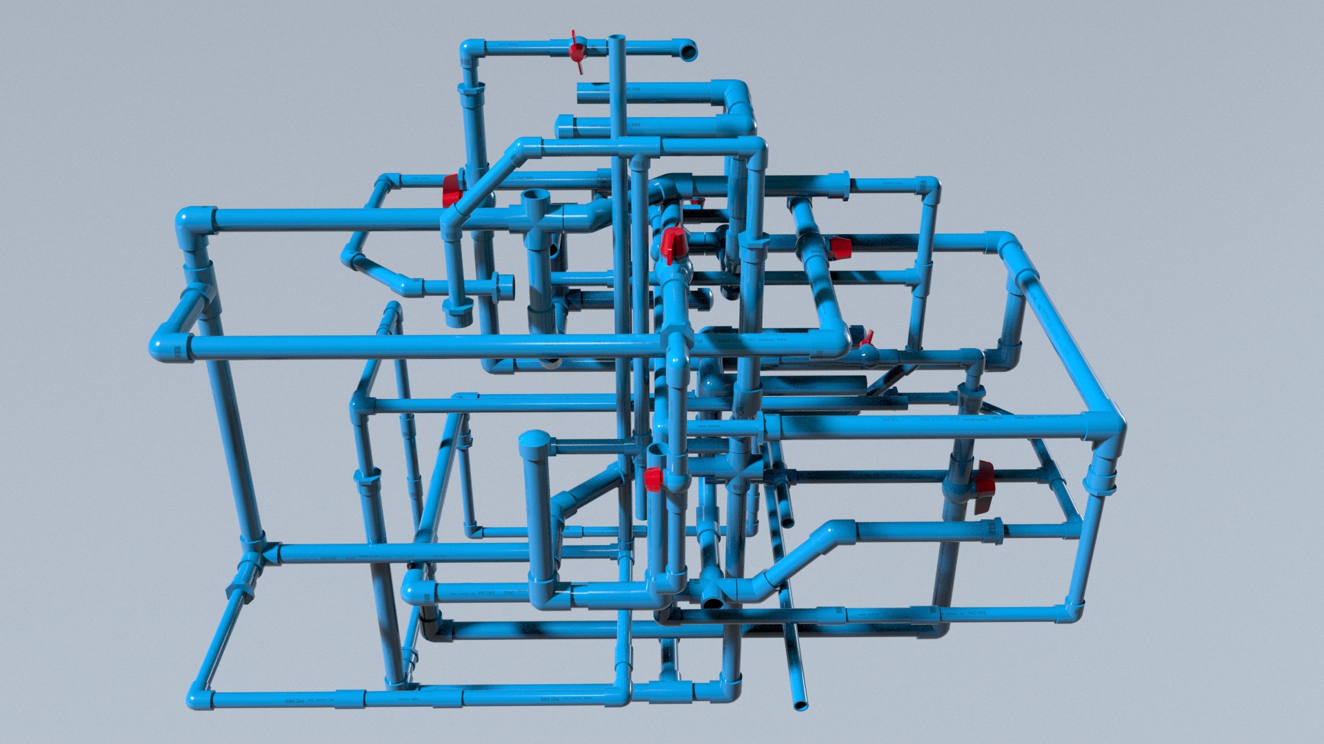 3D PVC Pipes And Fittings Collection - TurboSquid 2098511