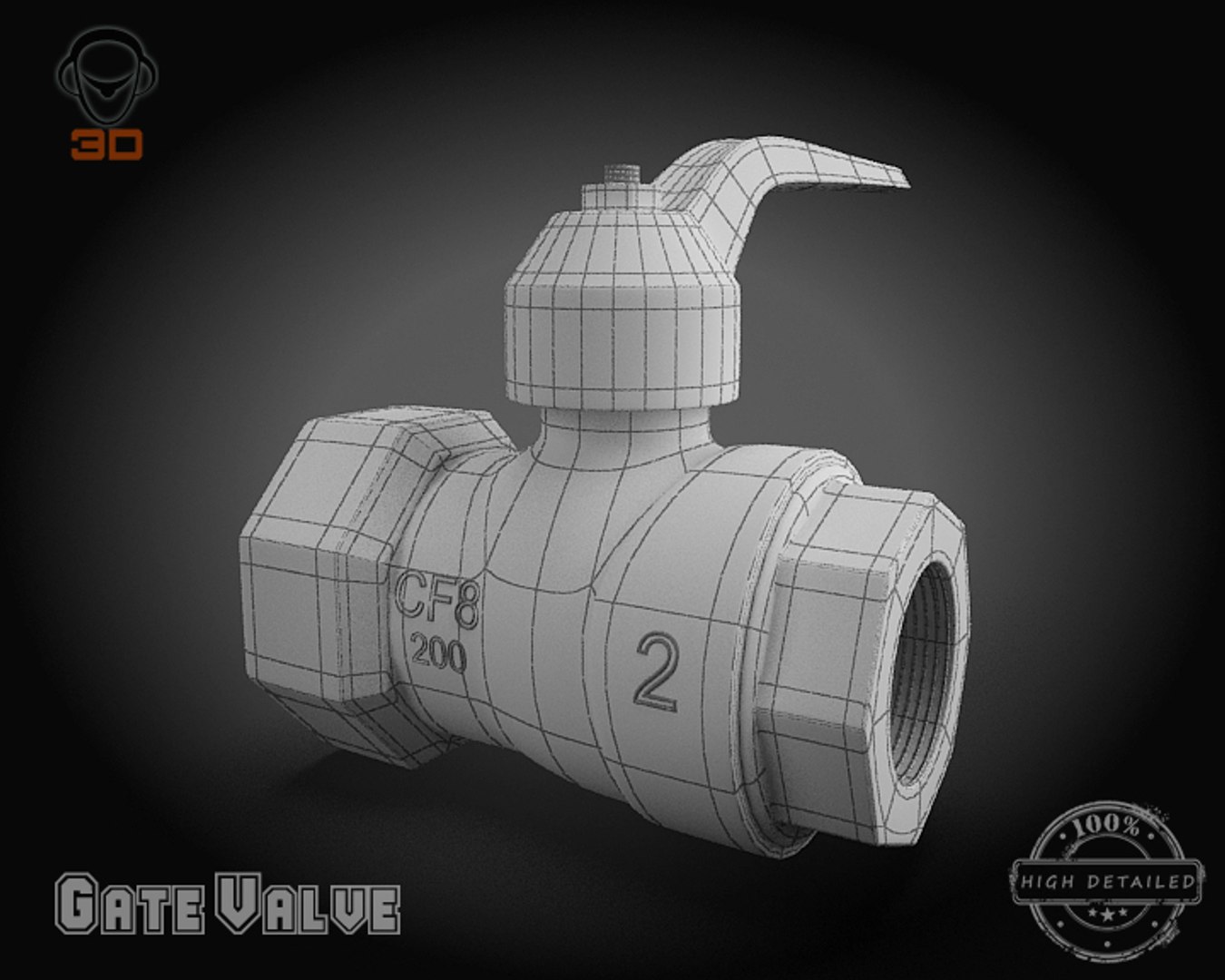 Gate Valve 3ds
