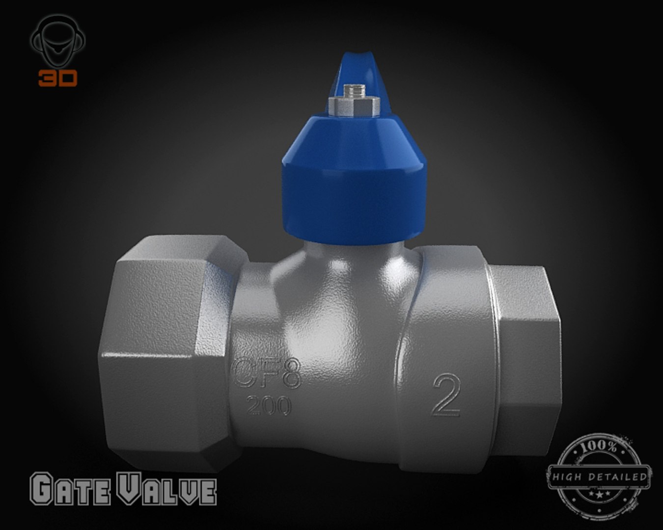 Gate Valve 3ds