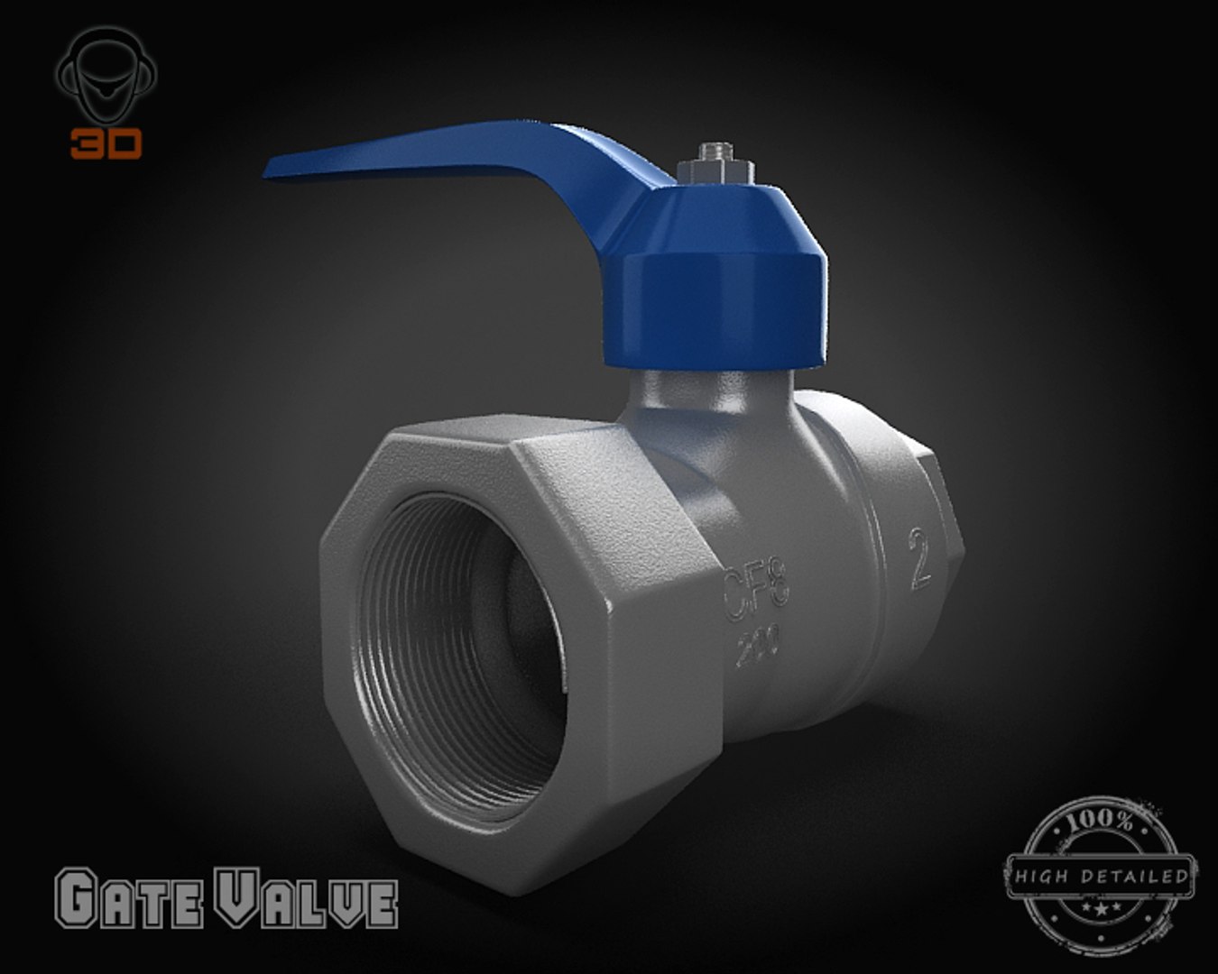 Gate Valve 3ds