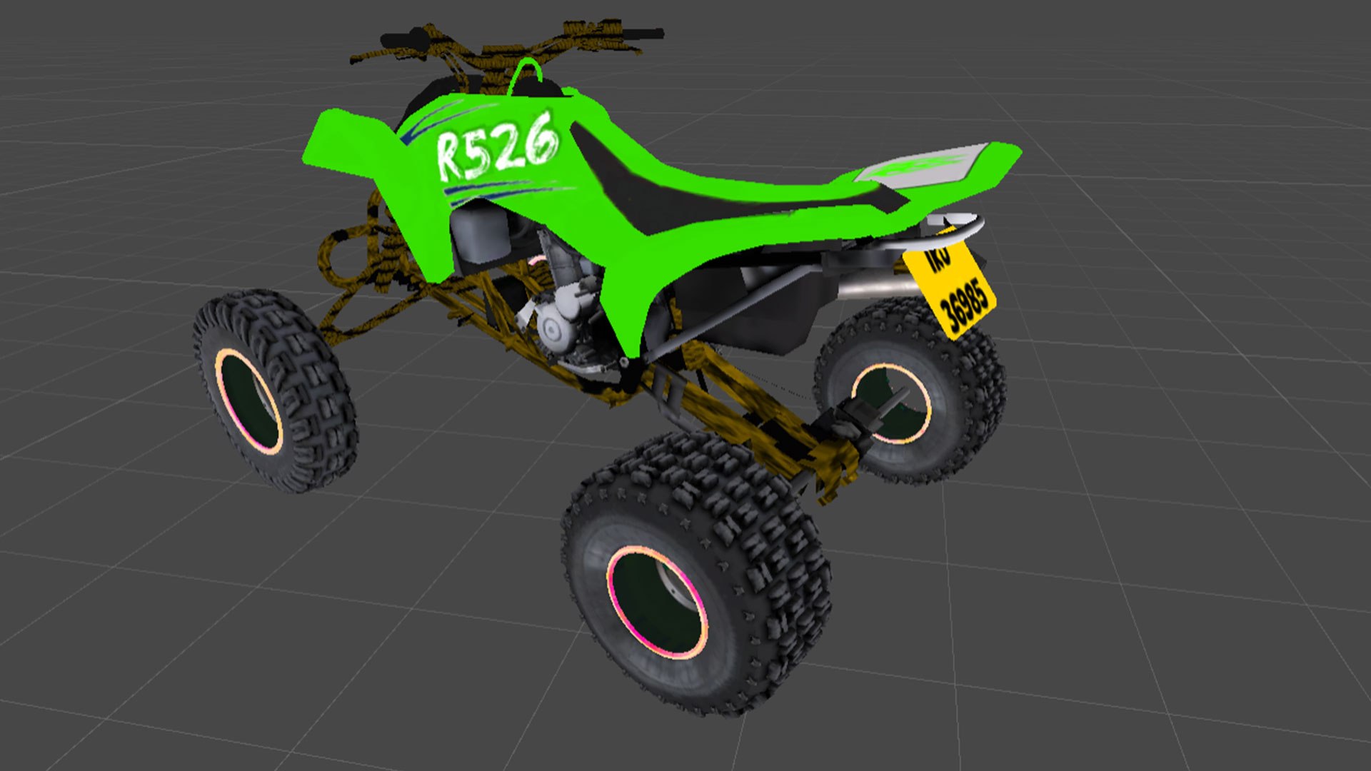 3D ATV Quad Bike 3D Model LowPoly Model - TurboSquid 2160747