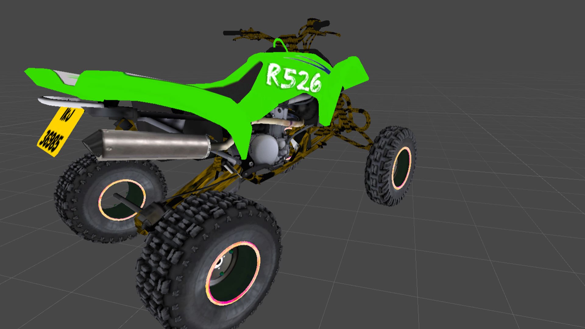 3D ATV Quad Bike 3D Model LowPoly Model - TurboSquid 2160747