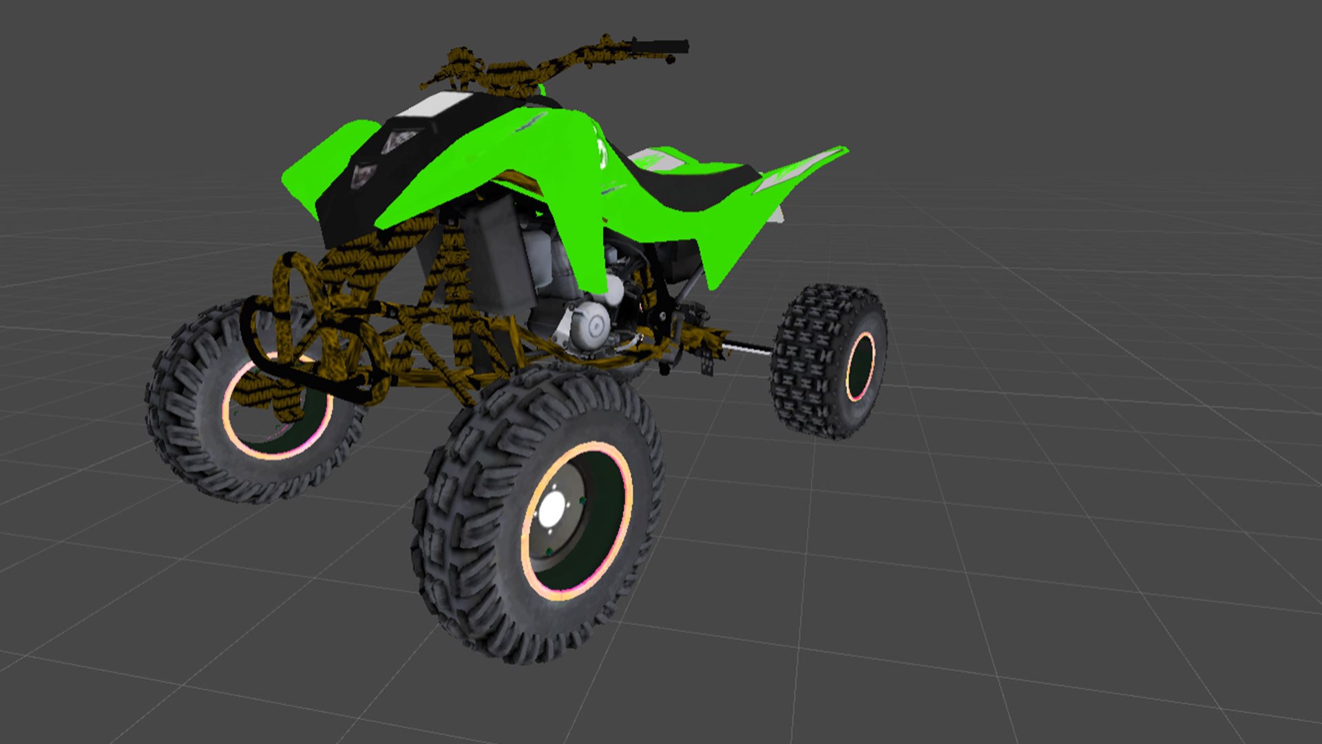3D ATV Quad Bike 3D Model LowPoly Model - TurboSquid 2160747