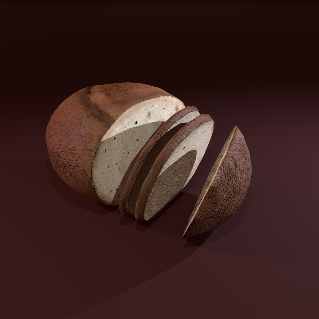 3D Sliced Bread Model - TurboSquid 1406893