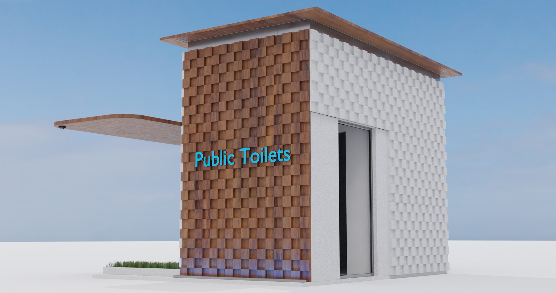 3D Model Public Toilet - TurboSquid 2028696