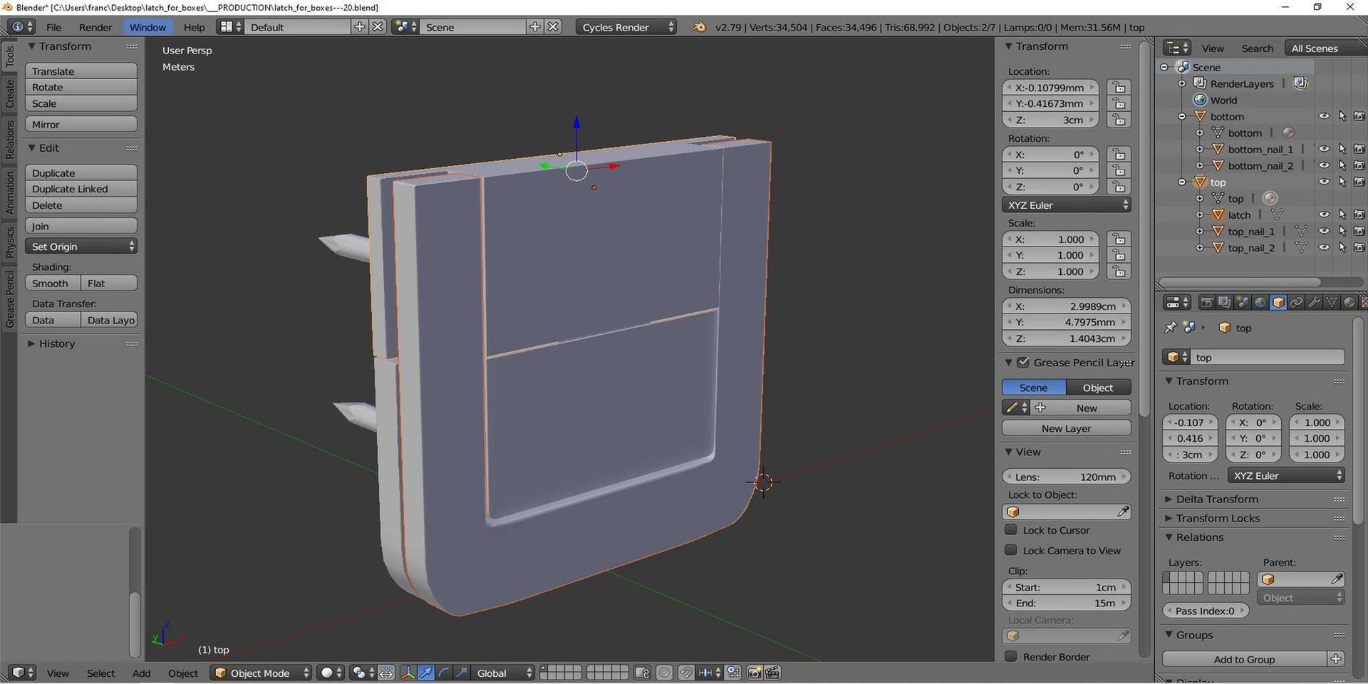 3D Latch Boxes - TurboSquid 1584446