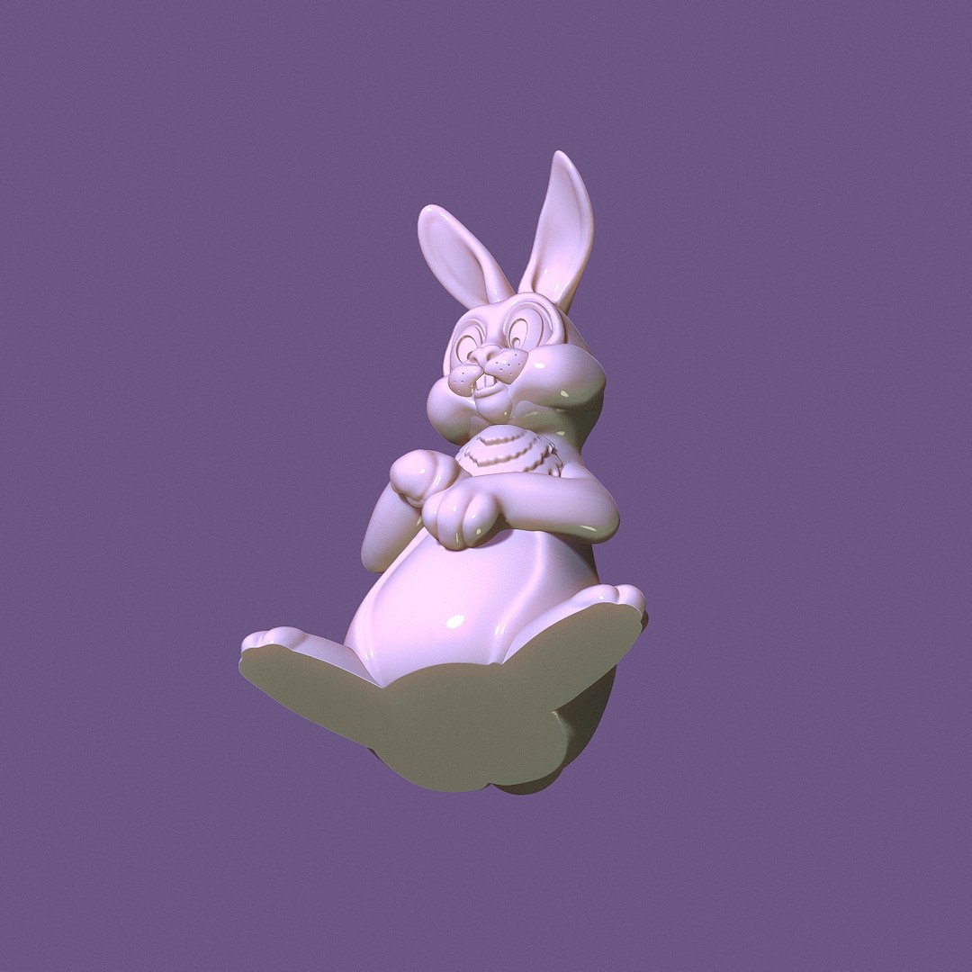 Rabbit Toy Printable 3D - TurboSquid 1928959