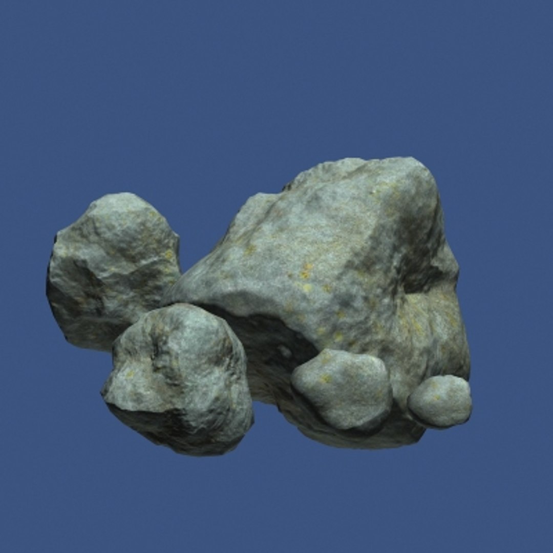 Free Obj Model Stones Games Racing