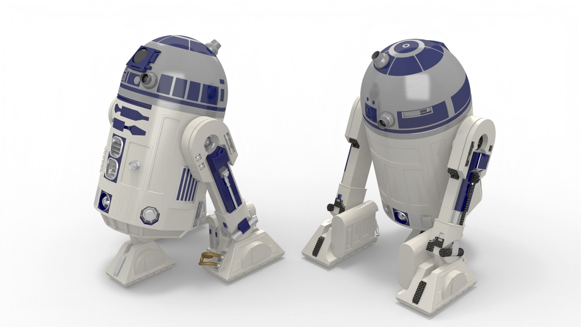 3D Model Robot Character R2-D2 Rigged - TurboSquid 2253840