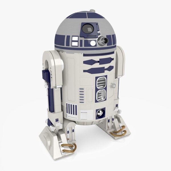 modelo 3d Personaje robot R2-D2 aparejado - TurboSquid 2253840