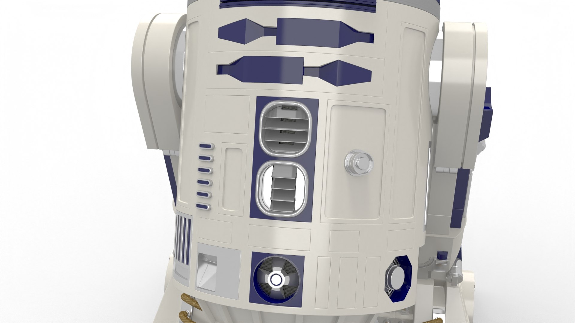 3D Model Robot Character R2-D2 Rigged - TurboSquid 2253840