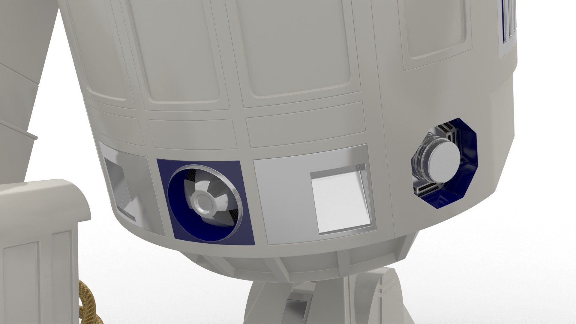3D Model Robot Character R2-D2 Rigged - TurboSquid 2253840