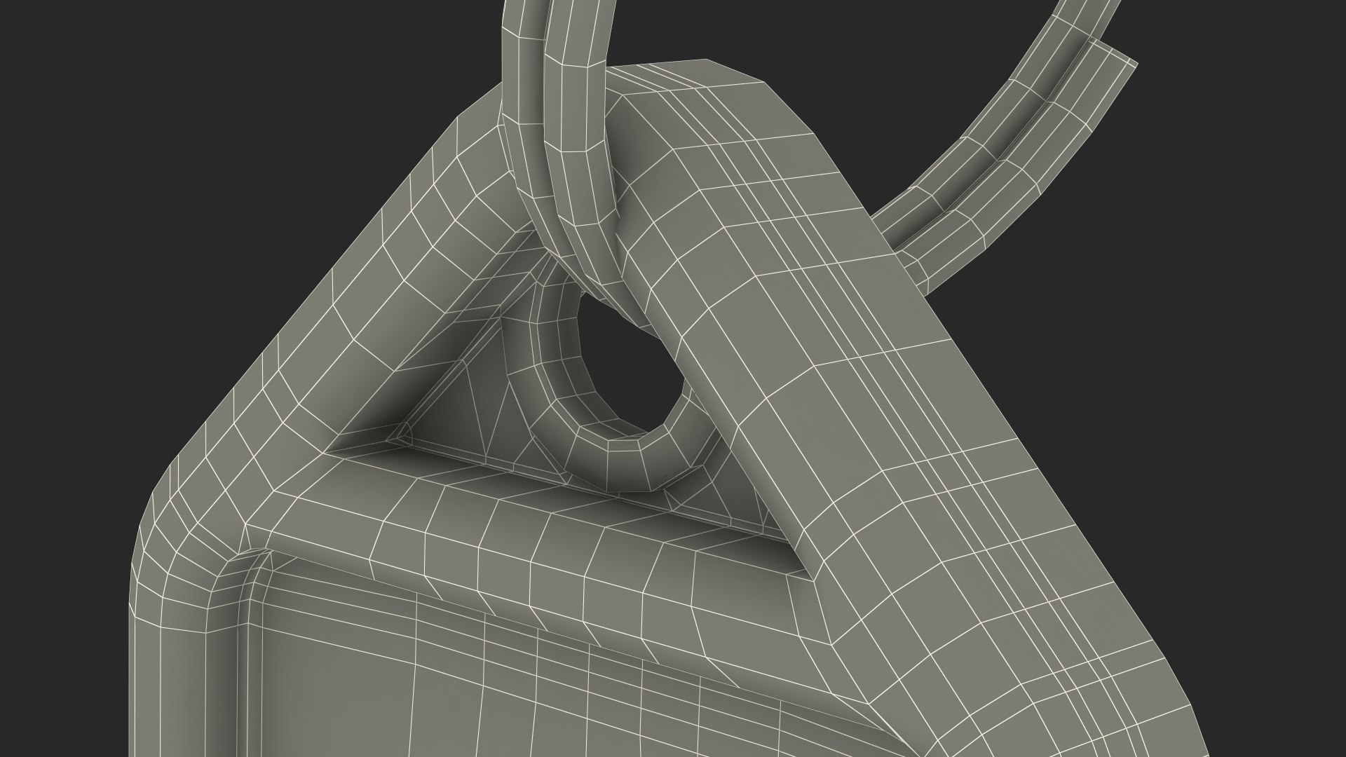 3D Clear Plastic Key Tag With Flap Open - TurboSquid 1781653