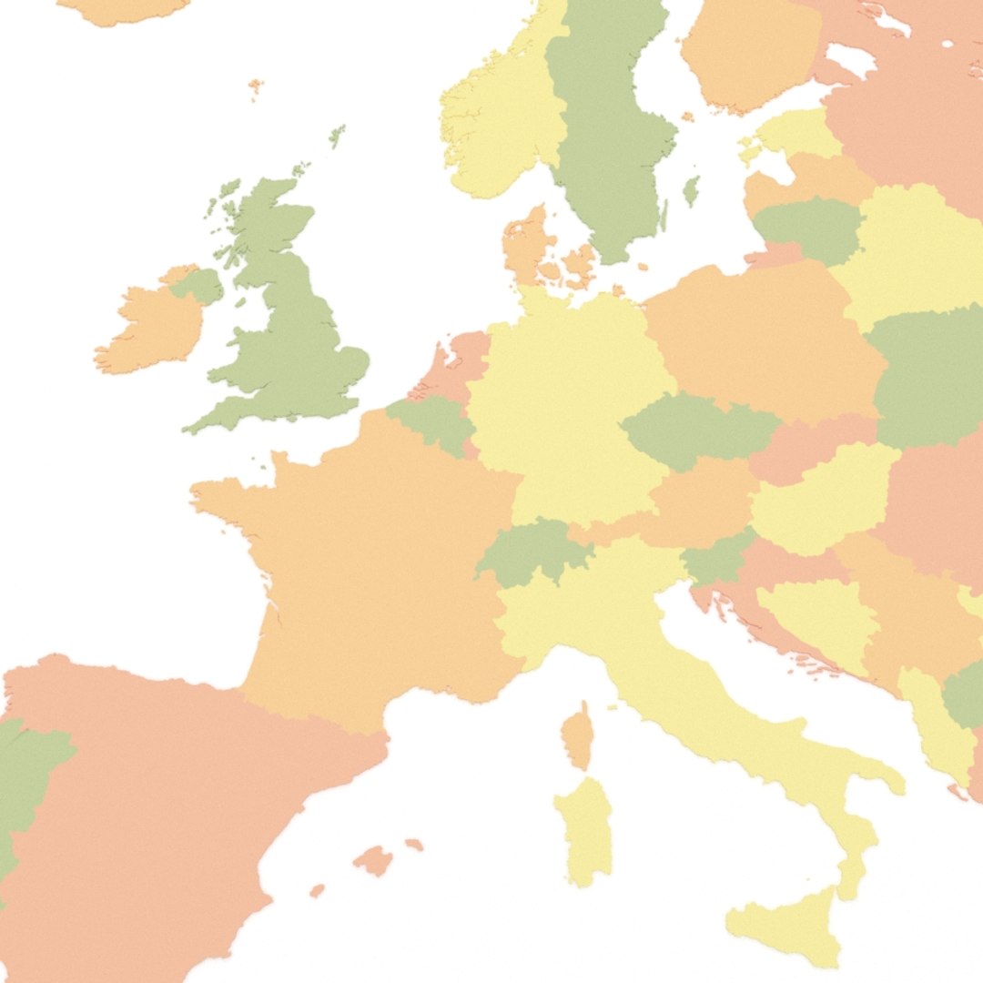 3D europe eu model - TurboSquid 1630618