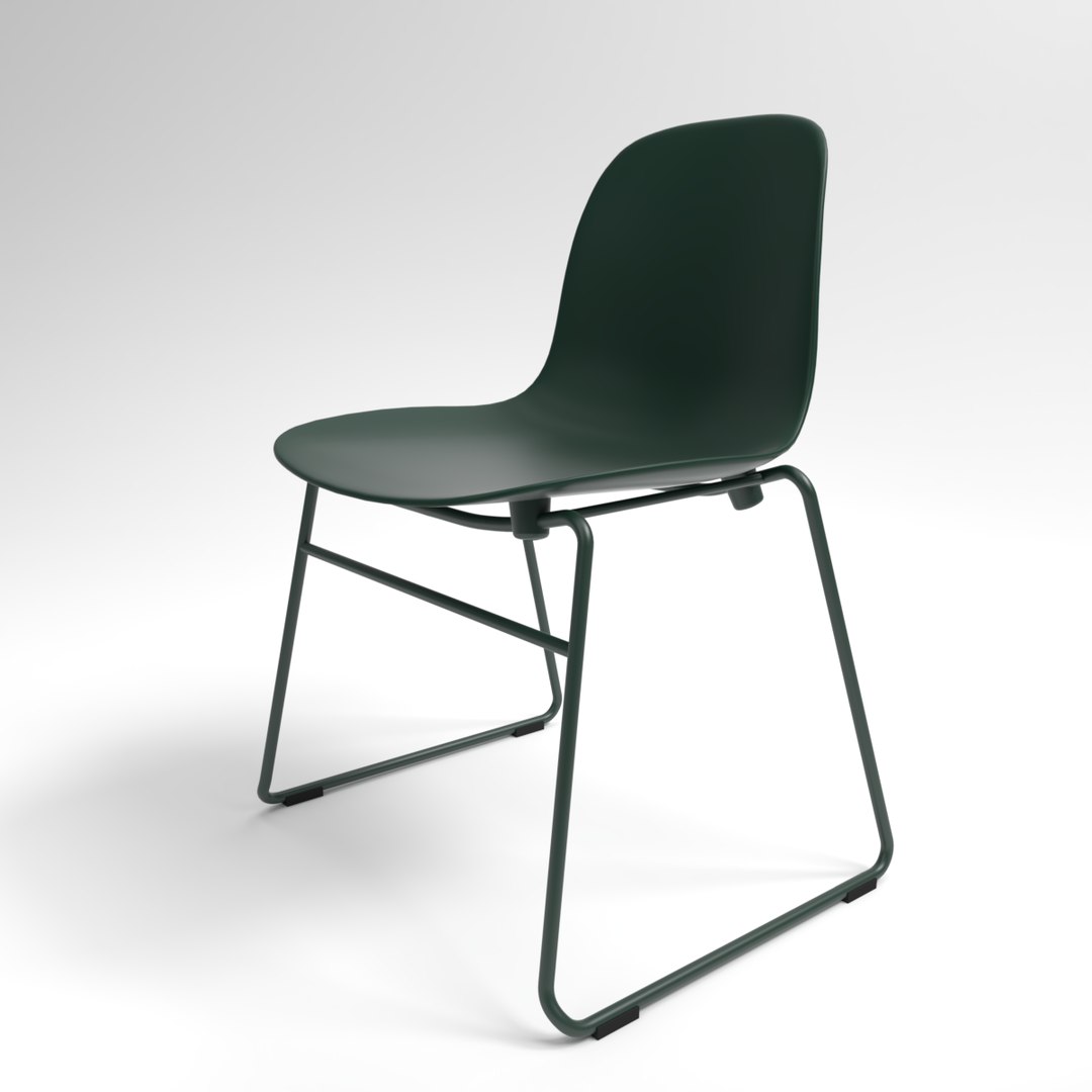 Interior normann form stacking chair model - TurboSquid 1249957