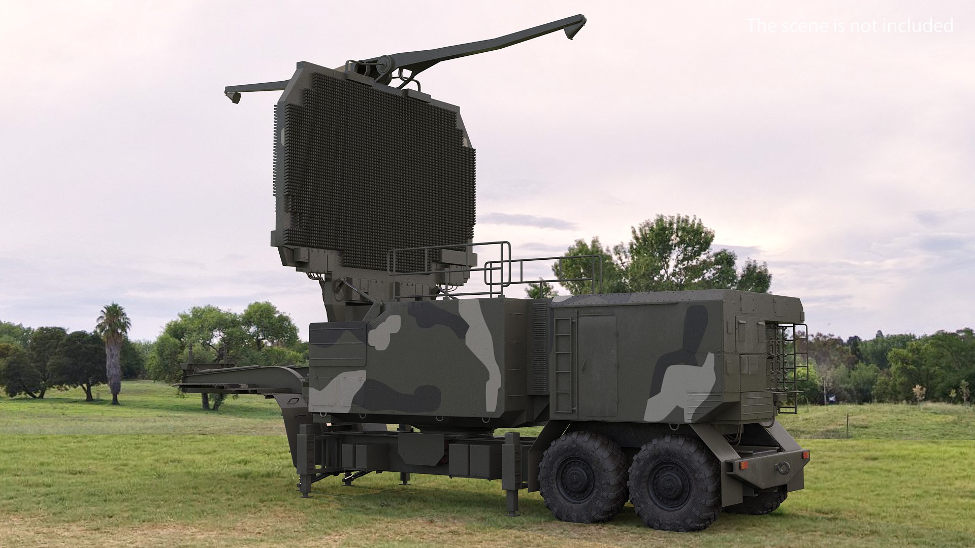 3D long range radar tombstone - TurboSquid 1648233