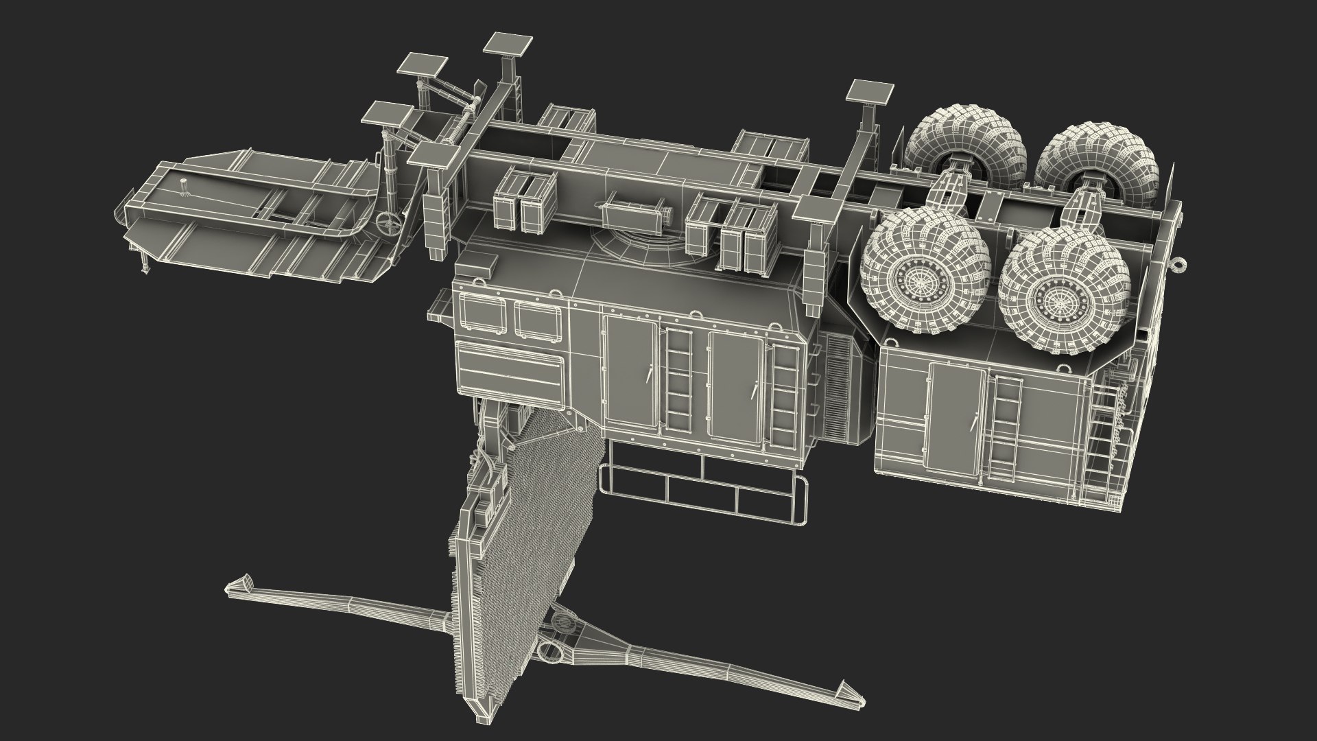 3D Long Range Radar Tombstone - TurboSquid 1648233