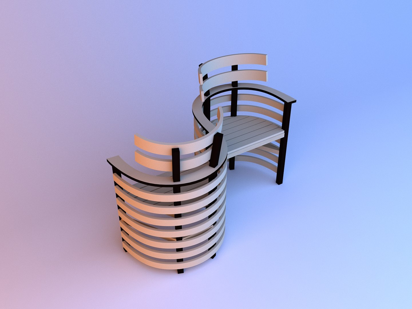 Garden Wood Chair 3D Model 3D Model - TurboSquid 1735310