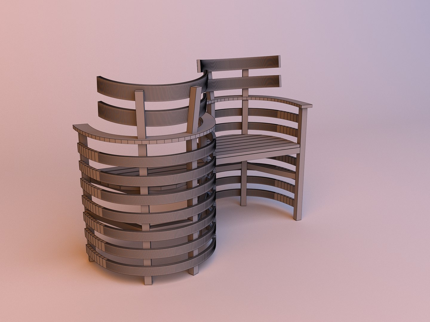 Garden Wood Chair 3D Model 3D Model - TurboSquid 1735310