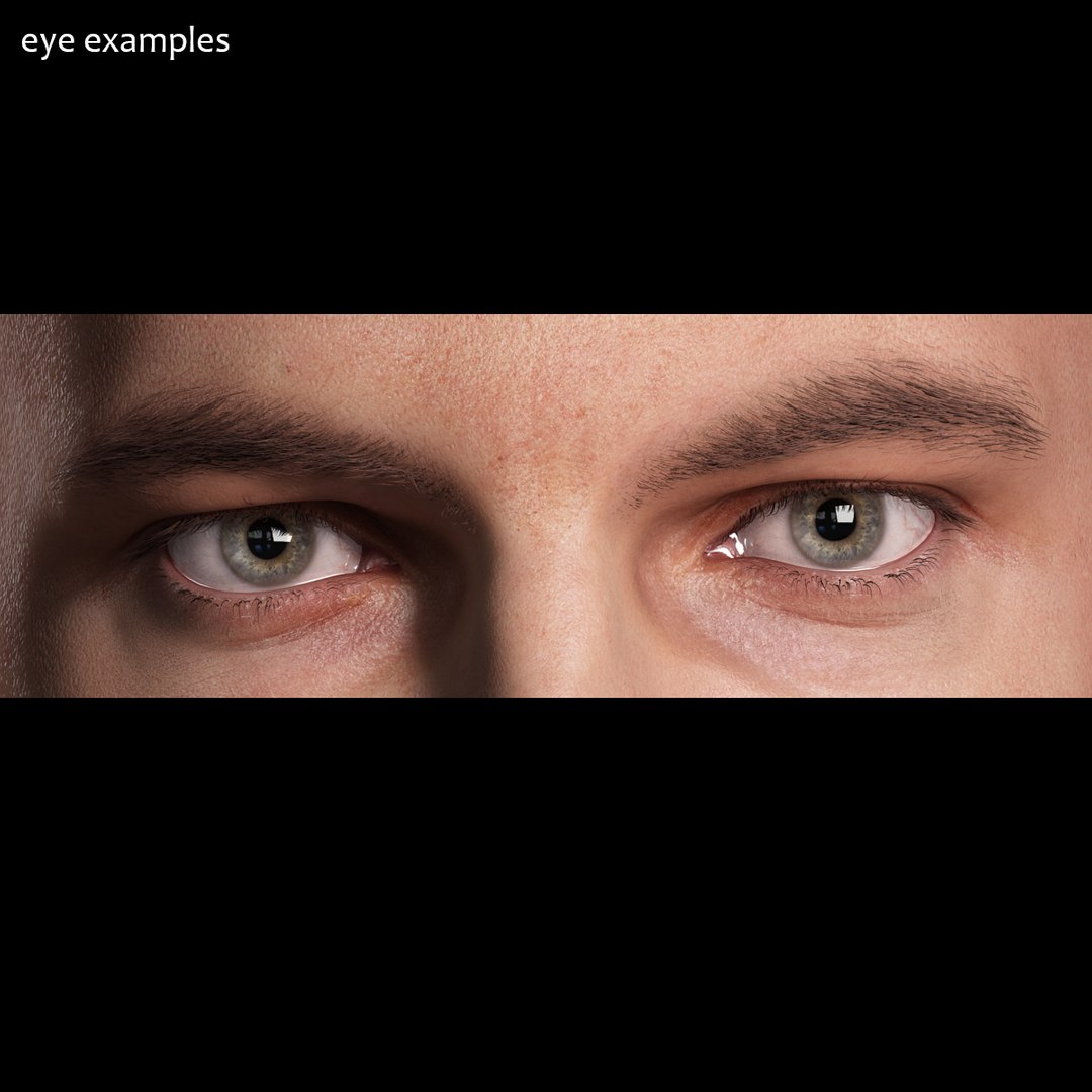 3d Max Realistic Human Eye