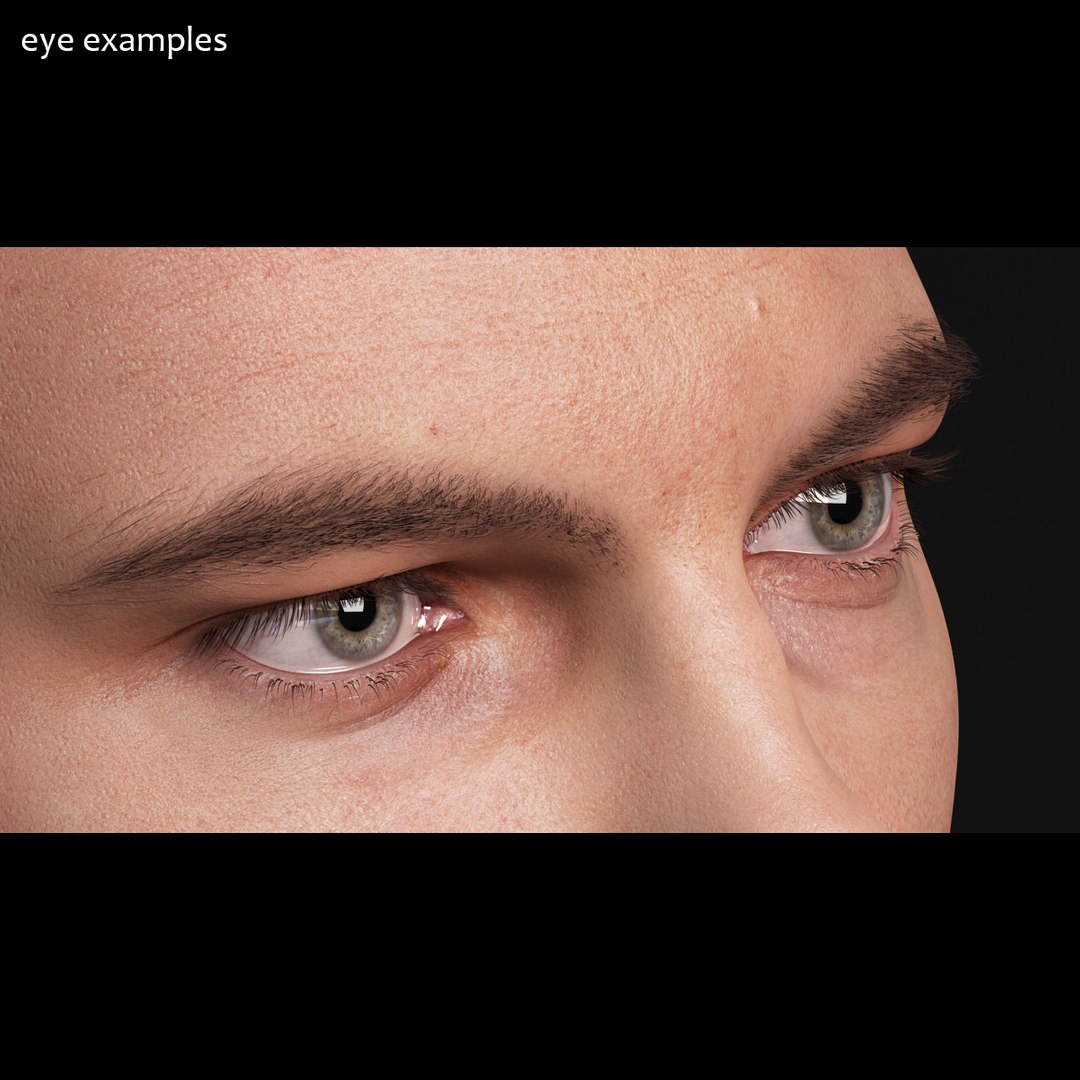 3d Max Realistic Human Eye