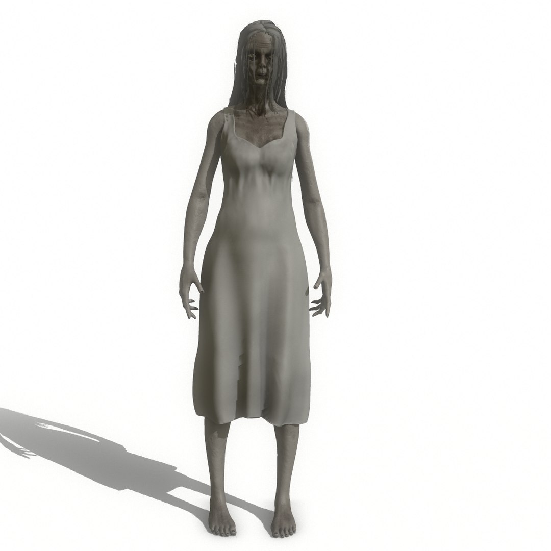 3D Ghost Woman - TurboSquid 1933881