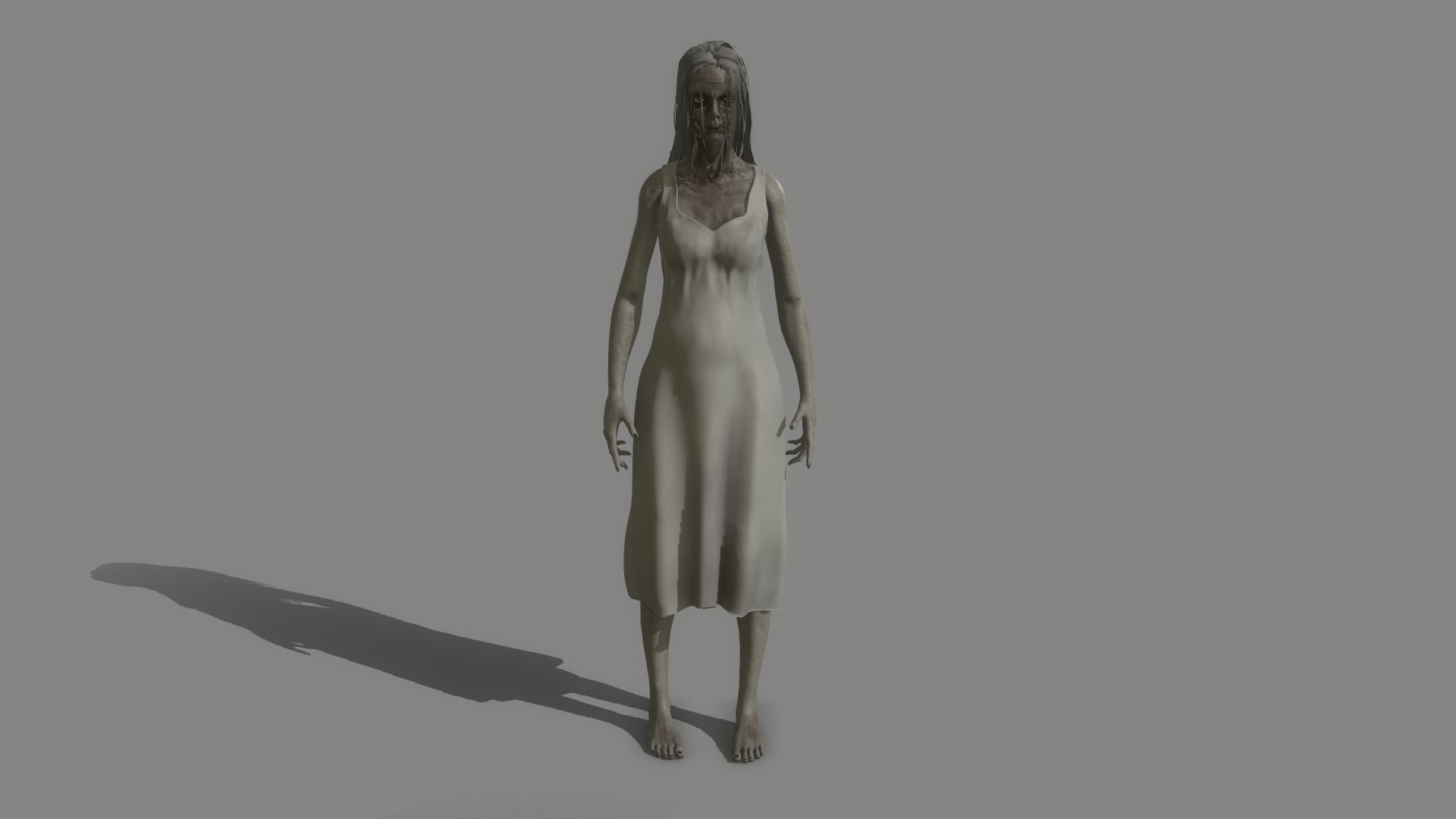 3D Ghost Woman - TurboSquid 1933881