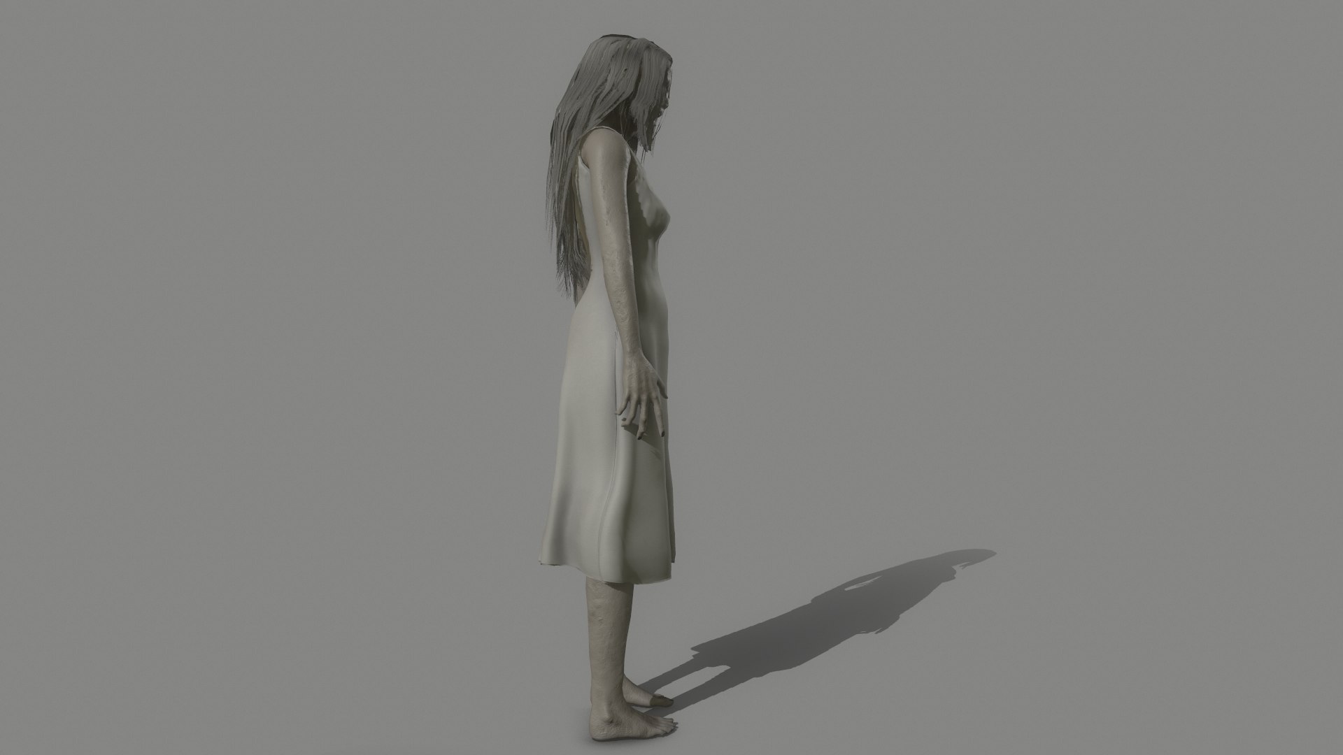 3D Ghost Woman - TurboSquid 1933881