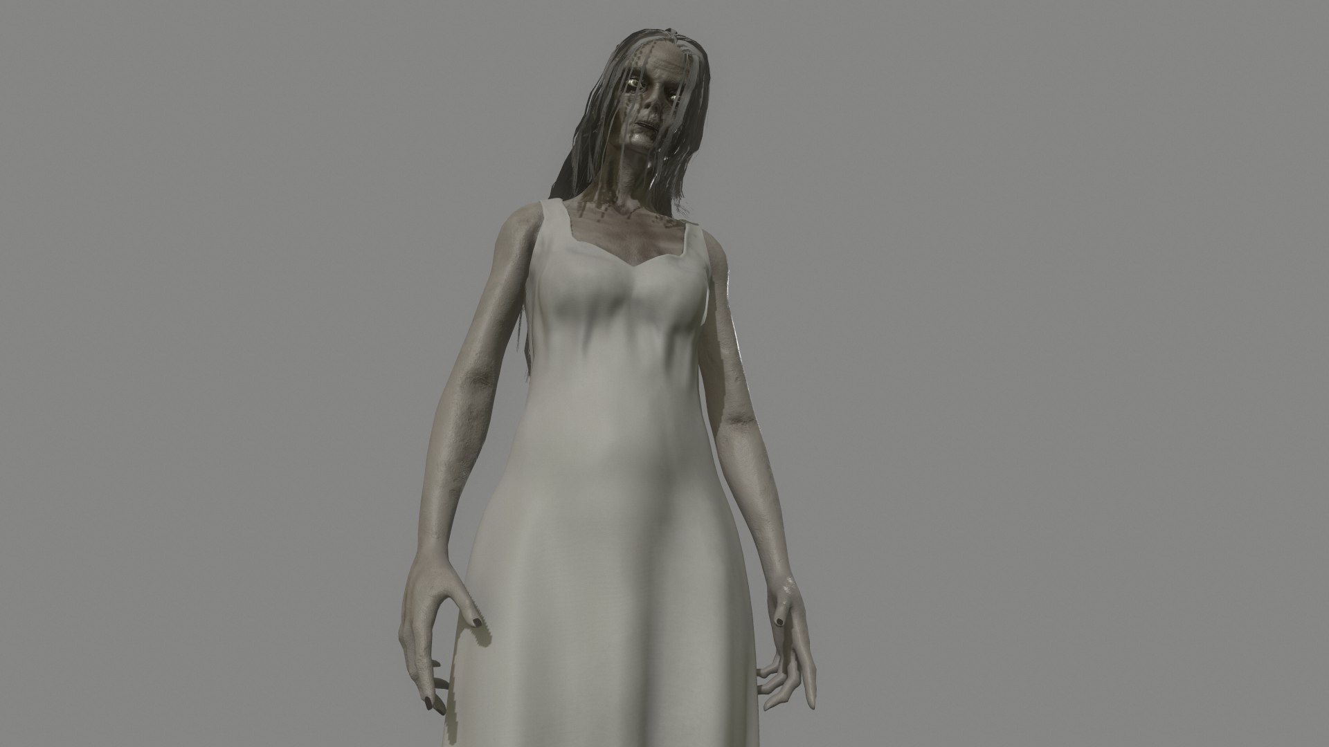 3D Ghost Woman - TurboSquid 1933881