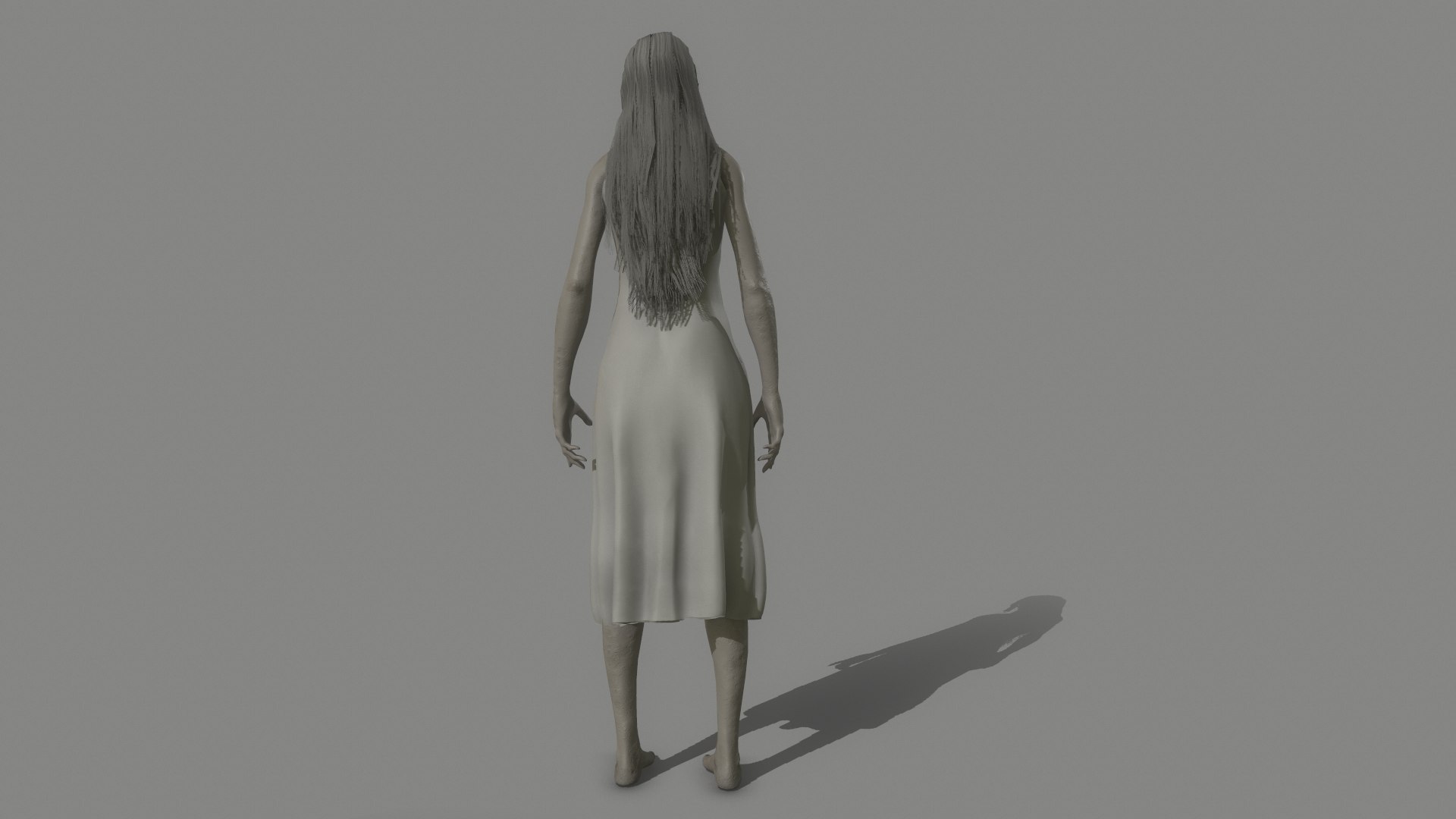 3D Ghost Woman - TurboSquid 1933881