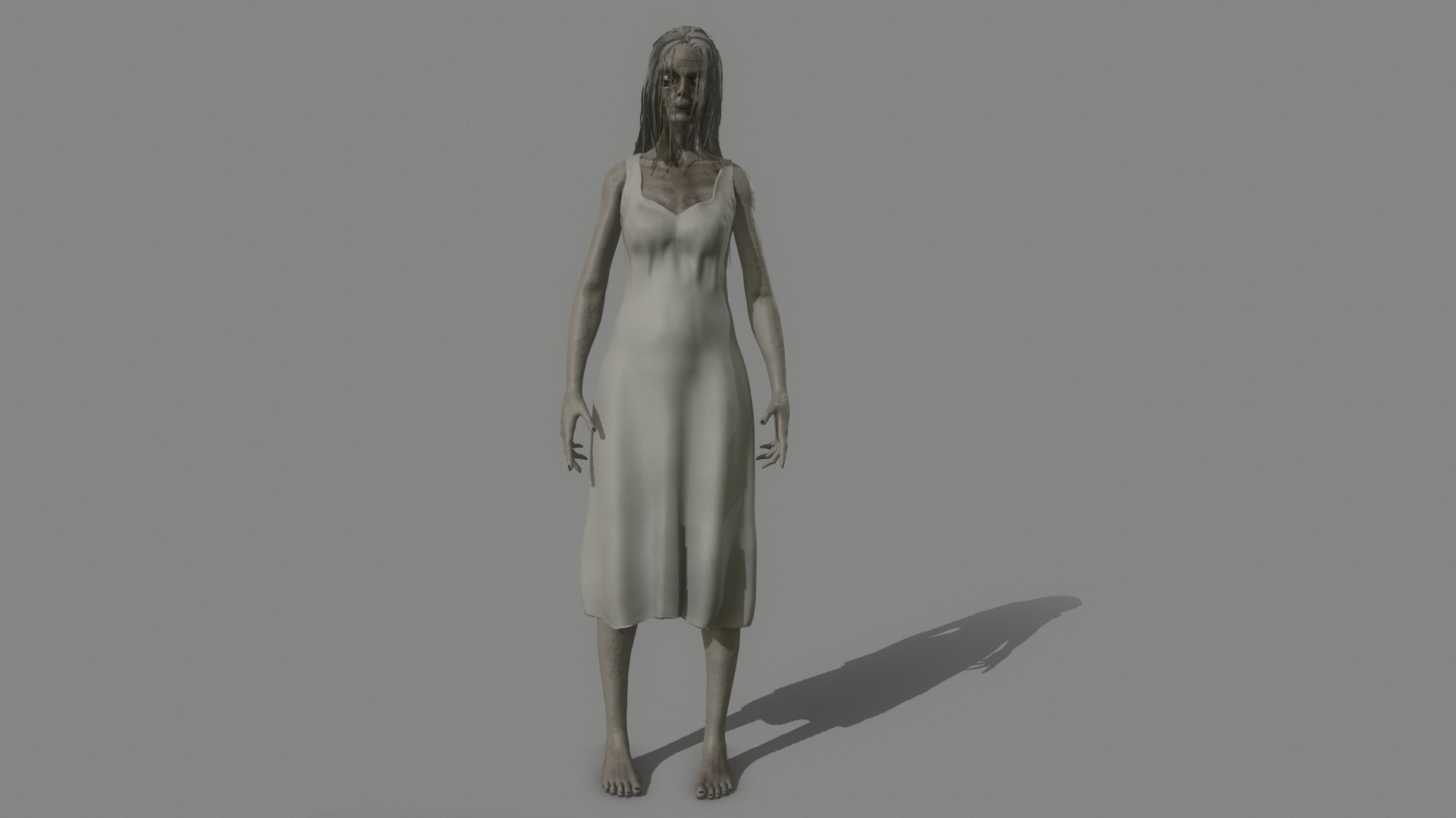 3D Ghost Woman - TurboSquid 1933881