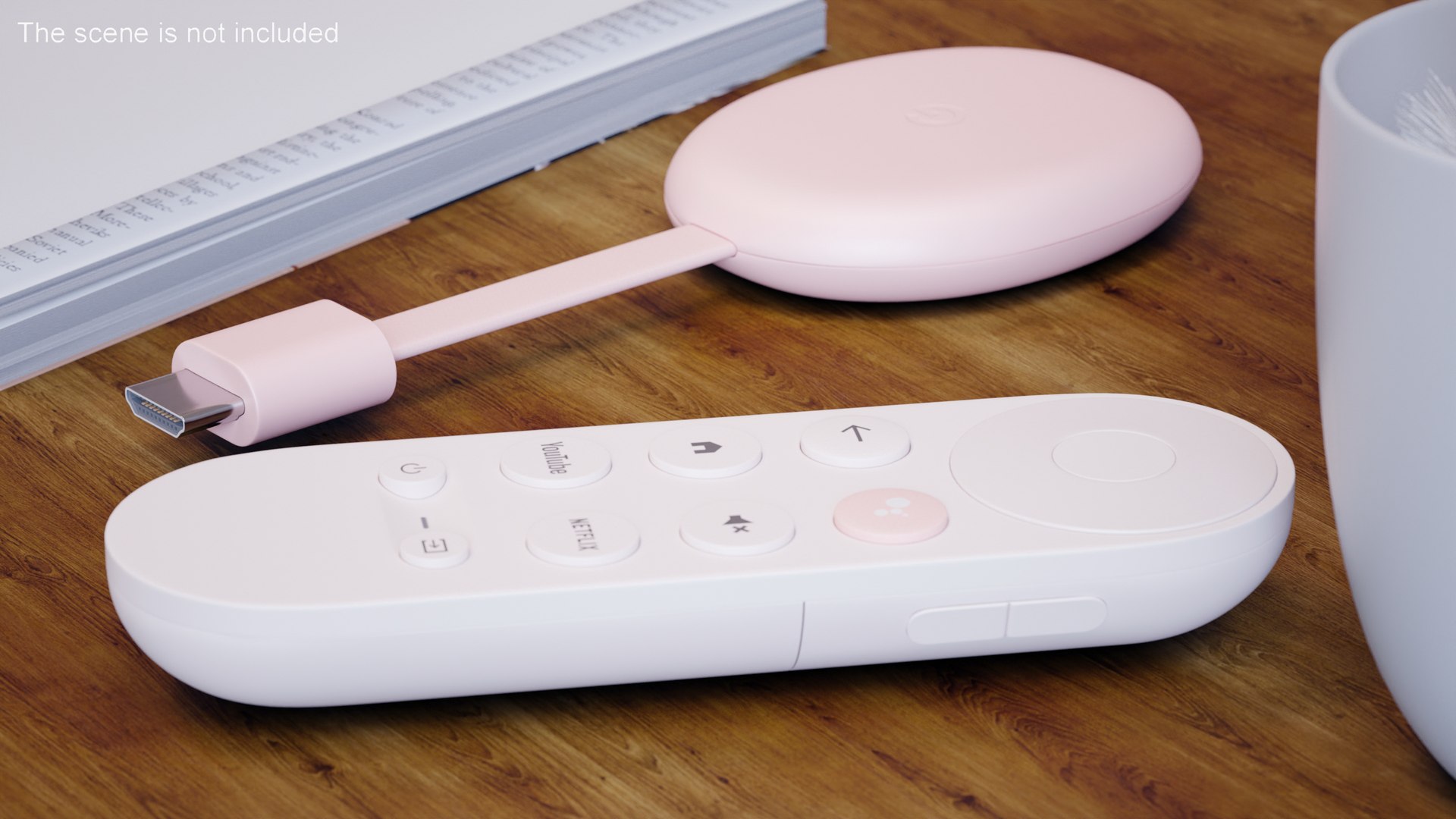 Chromecast With Google TV Pink 3D Model - TurboSquid 2140995