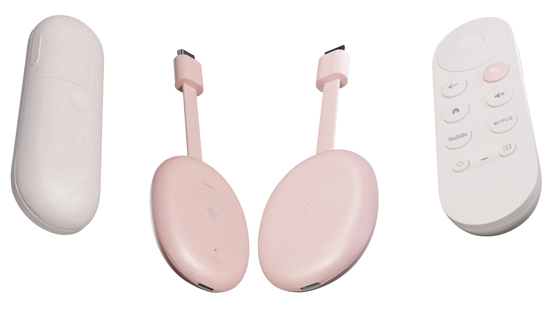 Chromecast With Google TV Pink 3D Model - TurboSquid 2140995