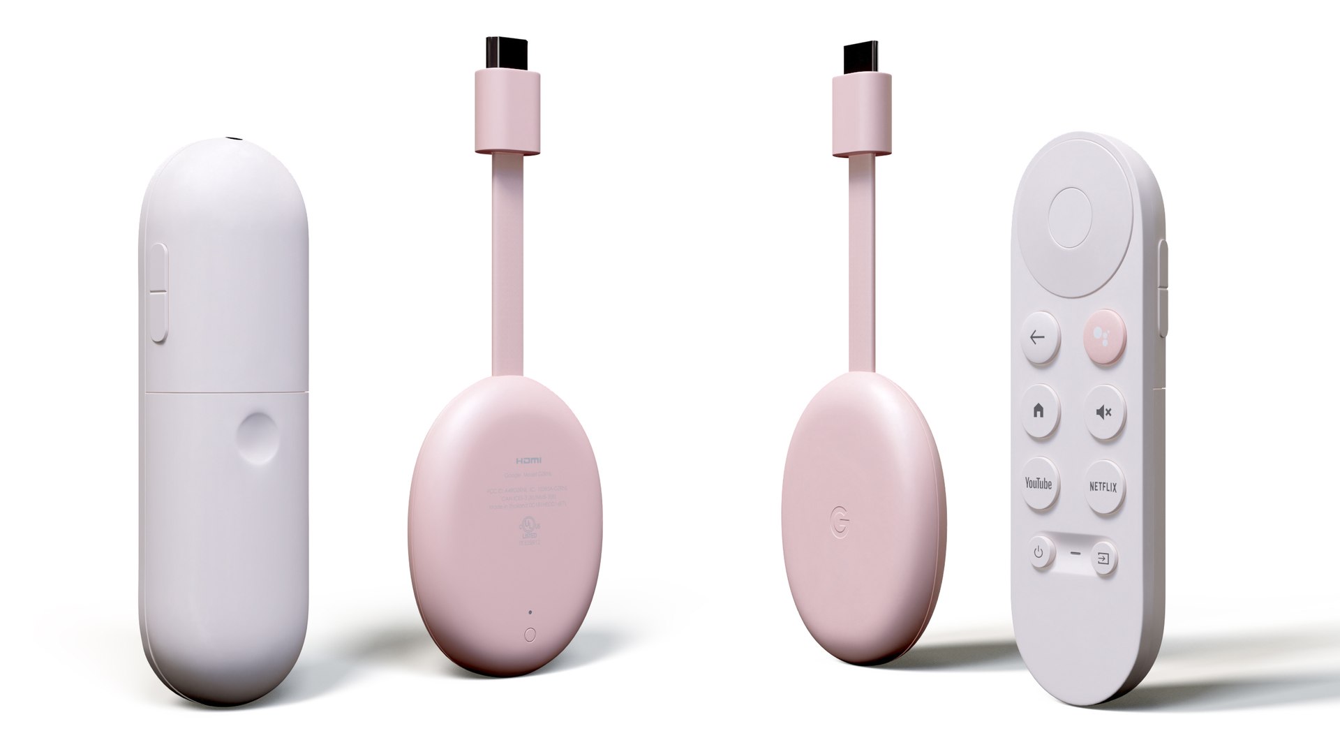 Chromecast With Google TV Pink 3D Model - TurboSquid 2140995