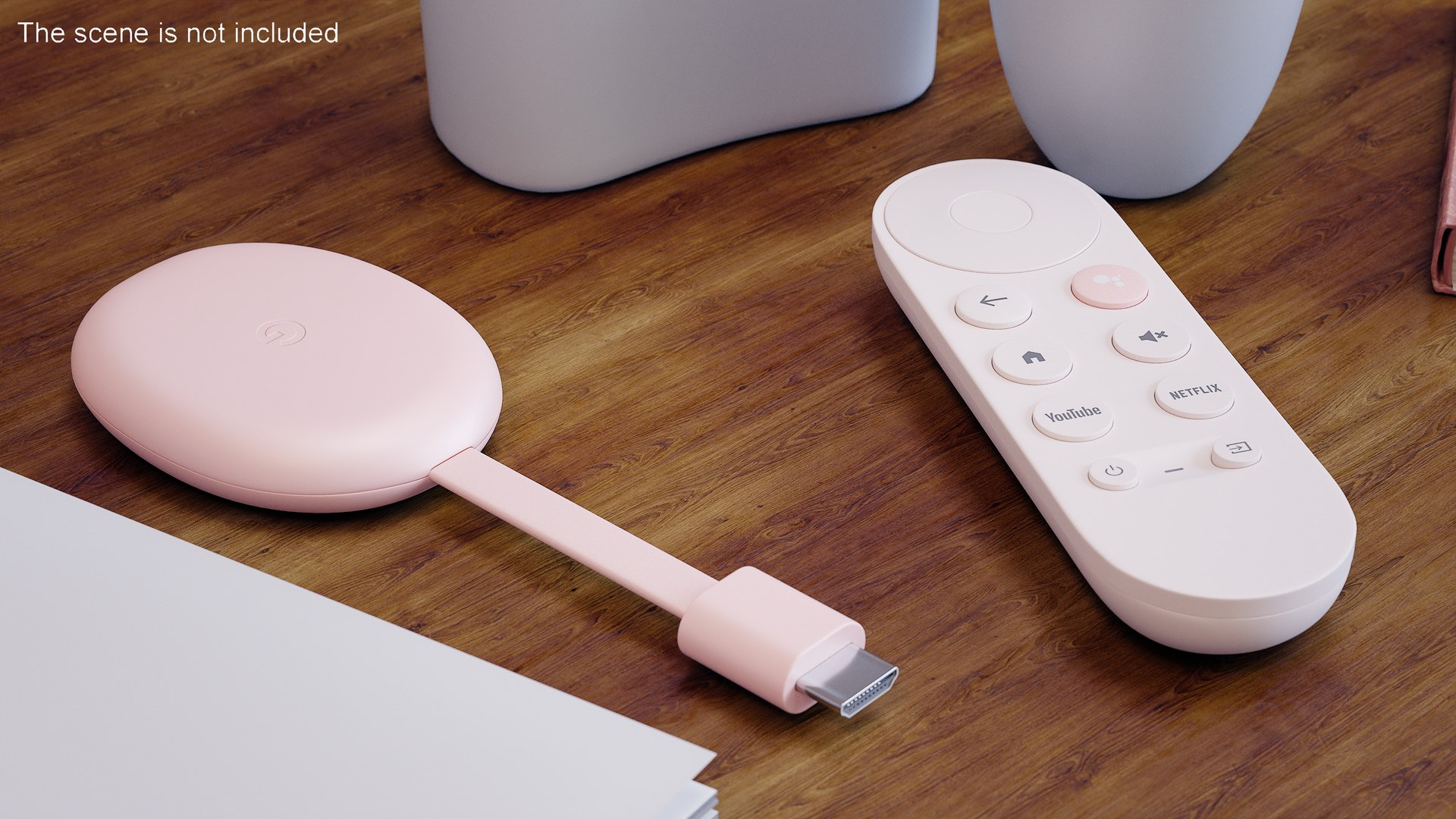 Chromecast With Google TV Pink 3D Model - TurboSquid 2140995