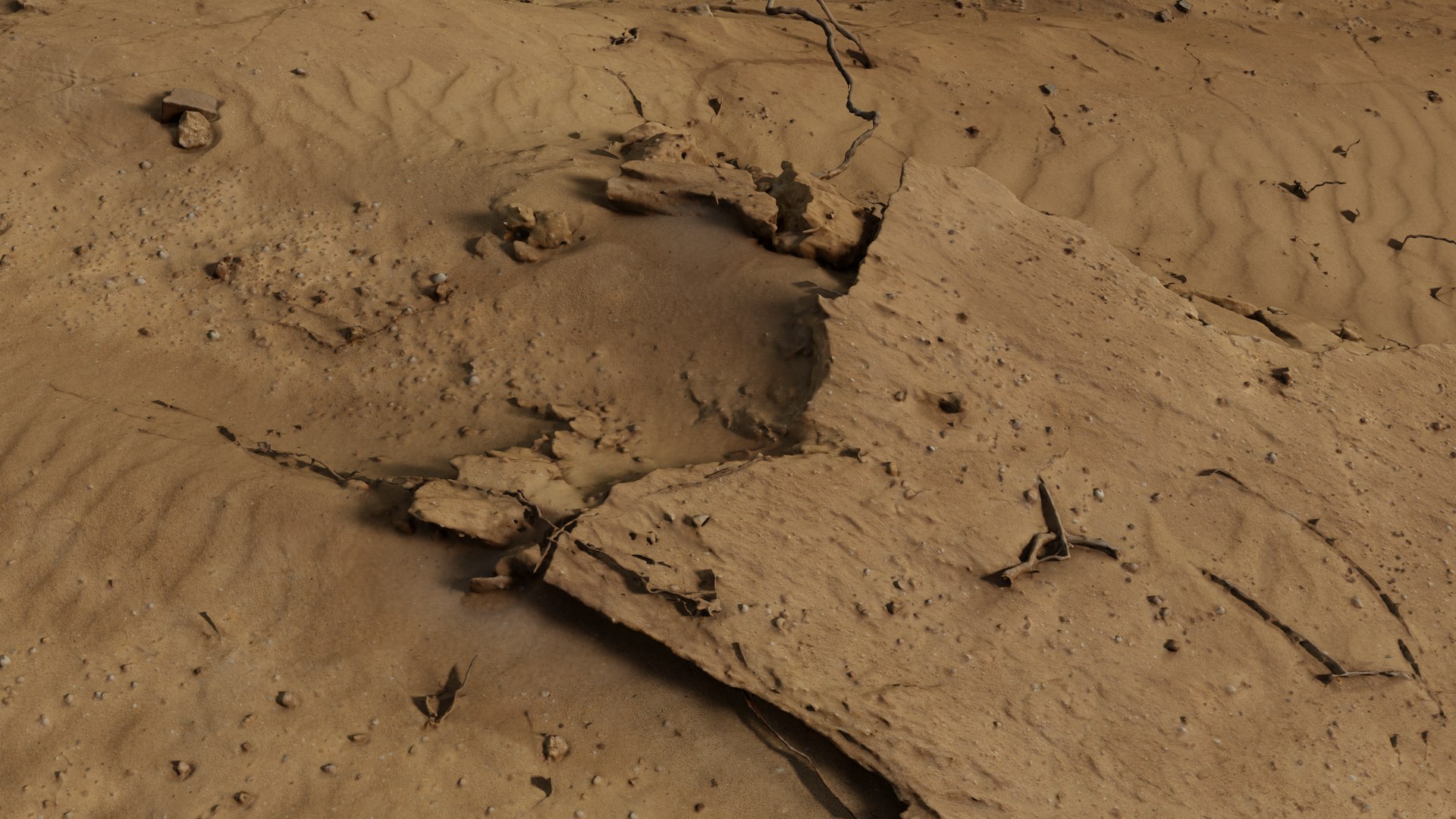 3D Sandcliff07 - TurboSquid 2068155