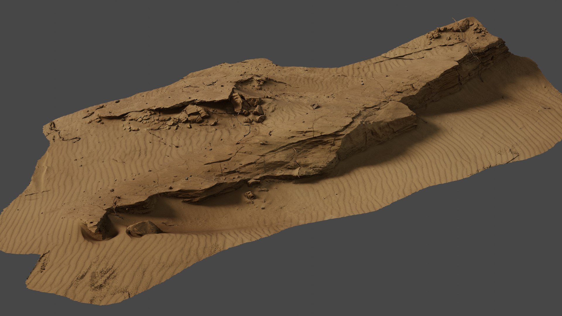 3D Sandcliff07 - TurboSquid 2068155