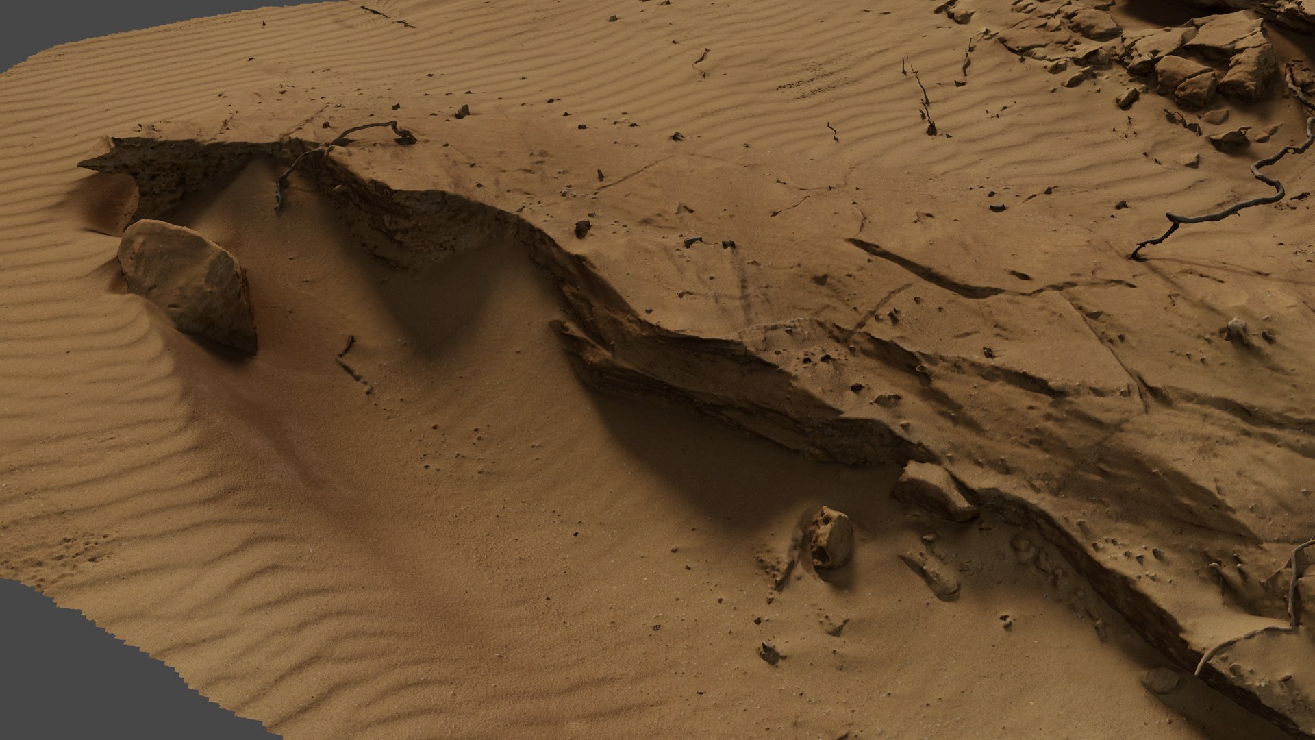 3D Sandcliff07 - TurboSquid 2068155