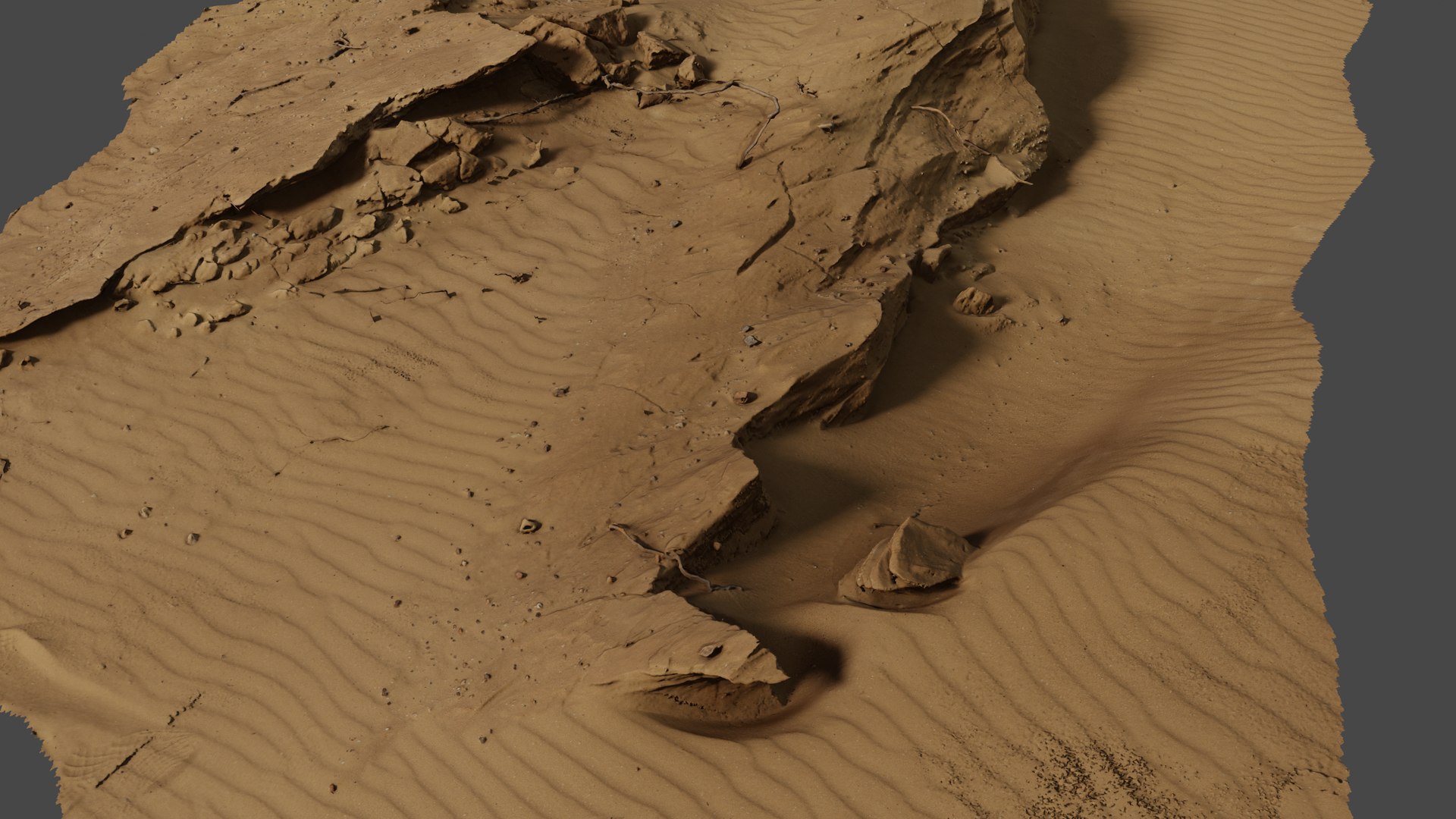 3D Sandcliff07 - TurboSquid 2068155