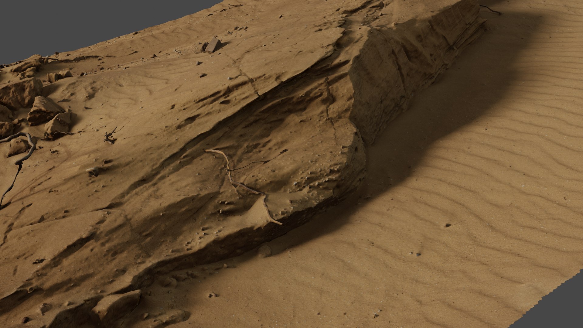 3D Sandcliff07 - TurboSquid 2068155