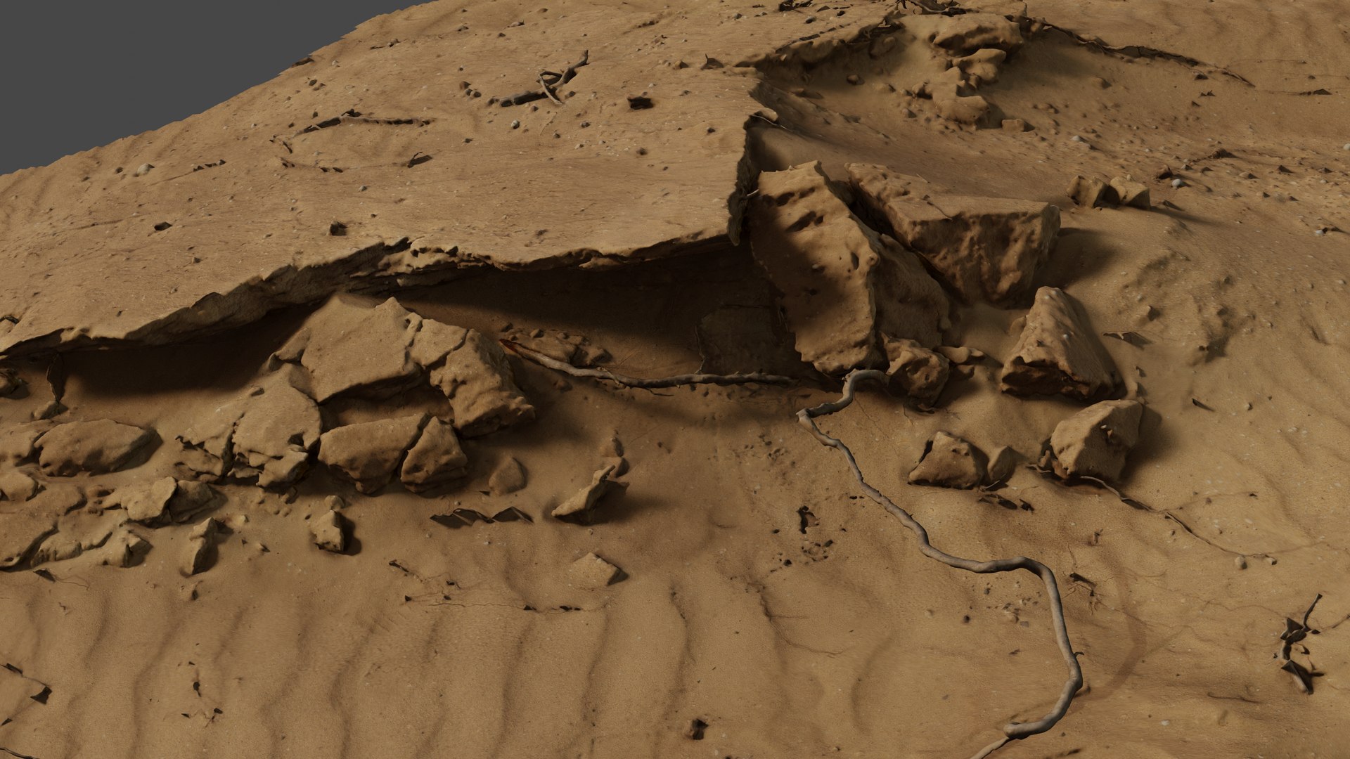 3D Sandcliff07 - TurboSquid 2068155